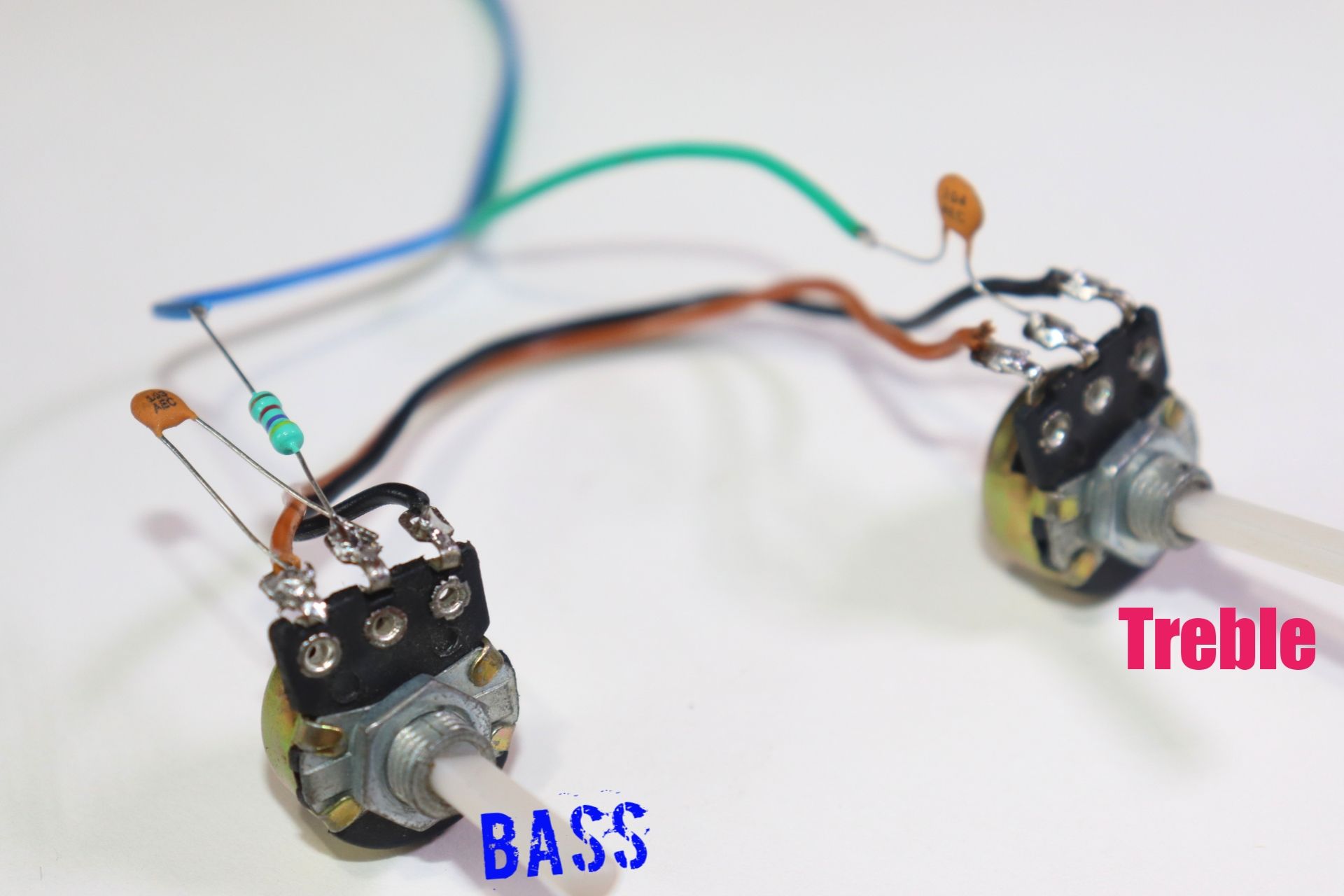 Volume, Bass and Treble Circuit in Audio Amplifier : 11 Steps ...