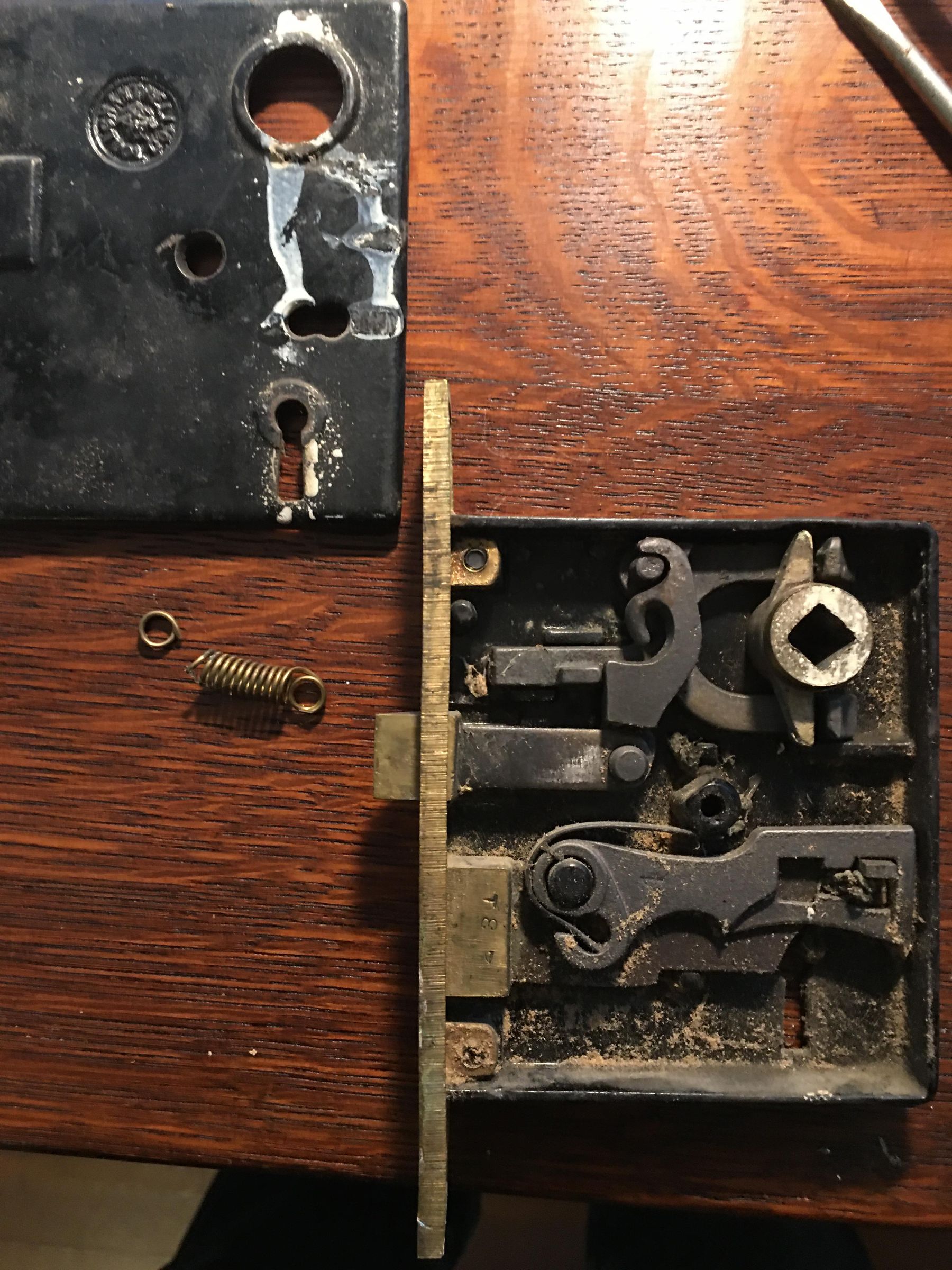 Cleaning and Repairing an Antique Mortise Door Lock : 28 Steps (with ...