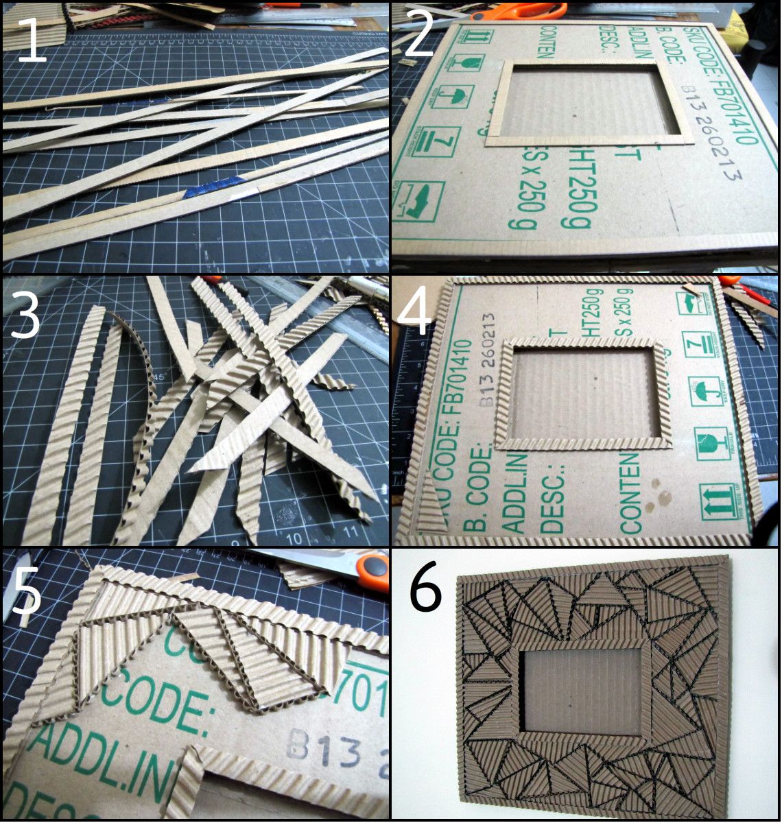 Designer Cardboard Photo Frames, a Mega Tutorial : 11 Steps (with ...