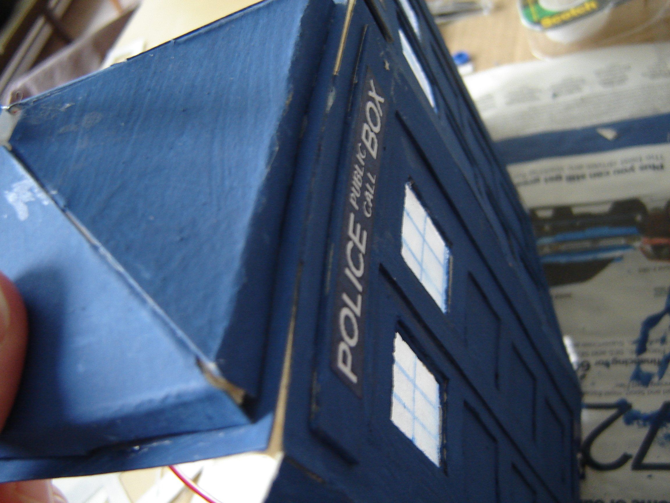 How to Make a TARDIS Model : 10 Steps (with Pictures) - Instructables