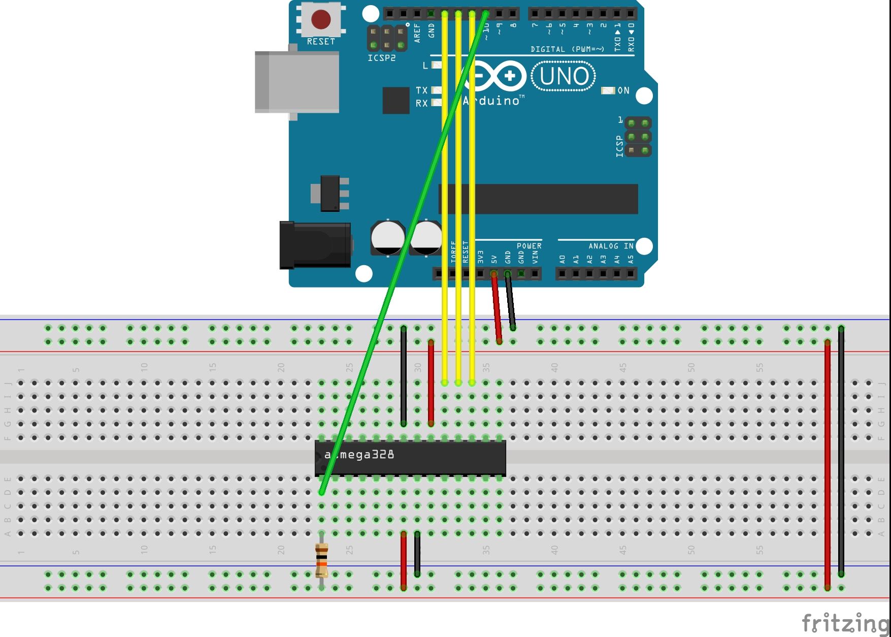 Standalone ATmega328p (using Internal 8 MHz Clock) : 4 Steps ...