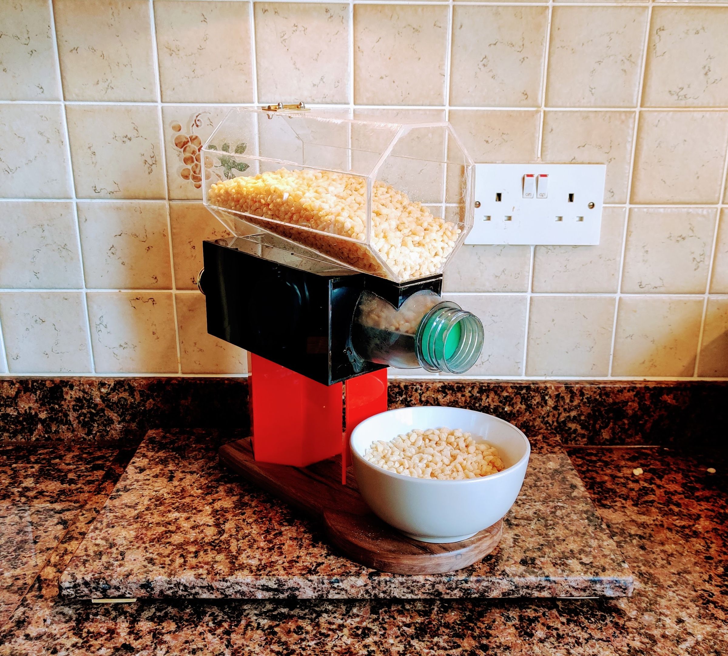 Automated Cereal Dispenser : 9 Steps (with Pictures) - Instructables