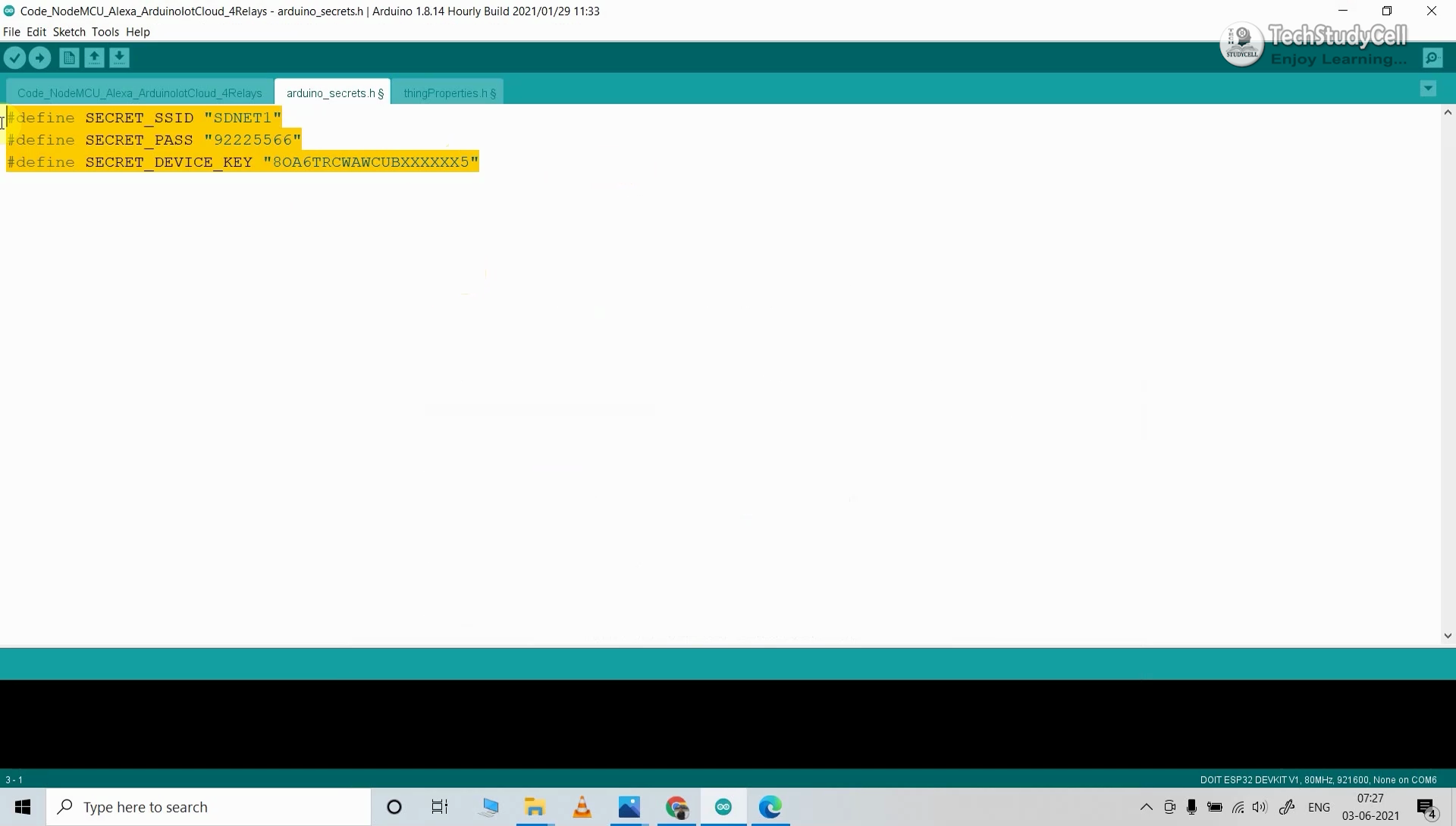 Arduino IoT Cloud ESP8266 NodeMCU Alexa Home Automation System | IoT ...