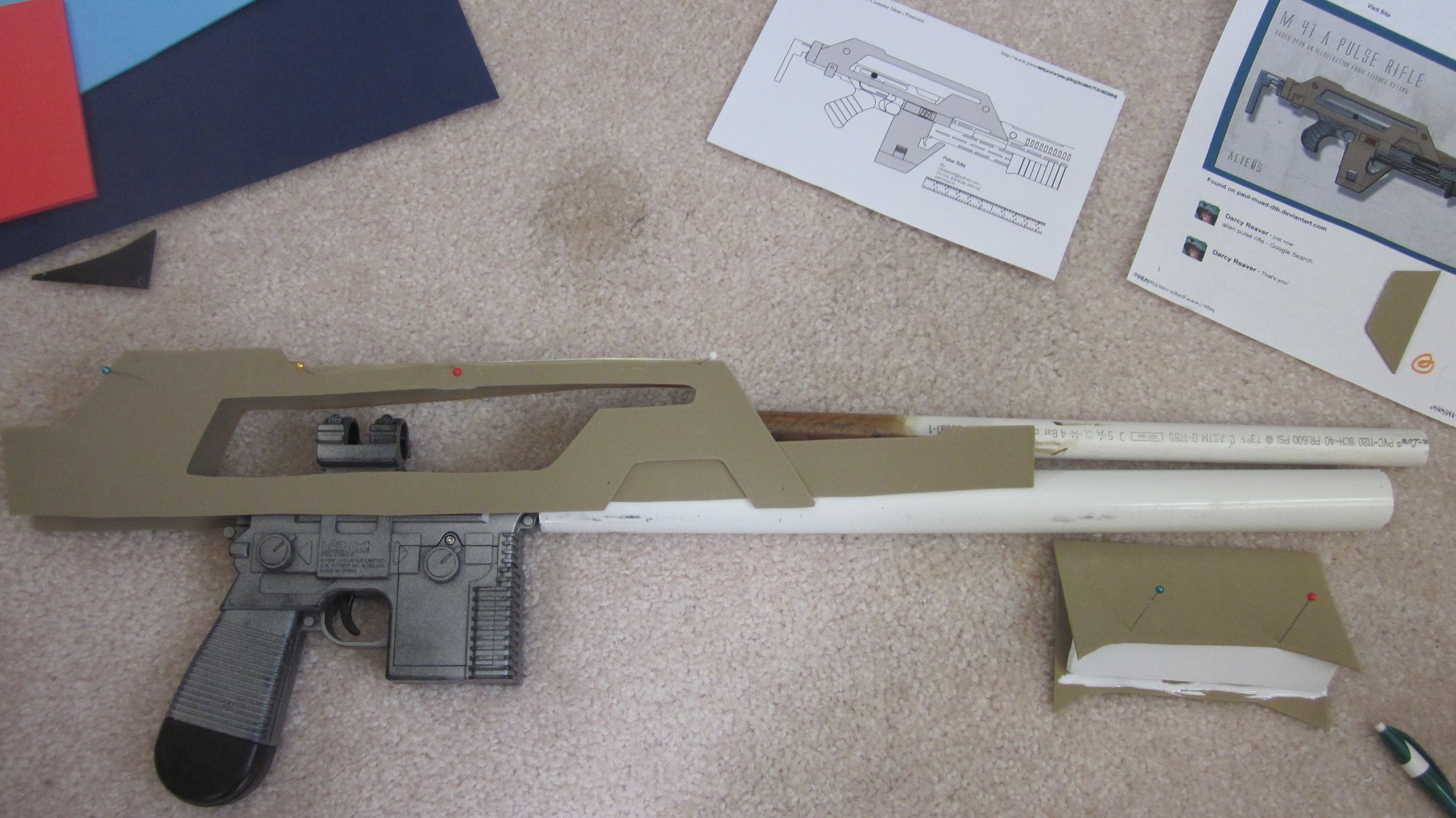 Aliens Ripley With Pulse Rifle - Instructables