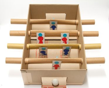 Makedo Cardboard Foosball Table : 7 Steps (with Pictures) - Instructables