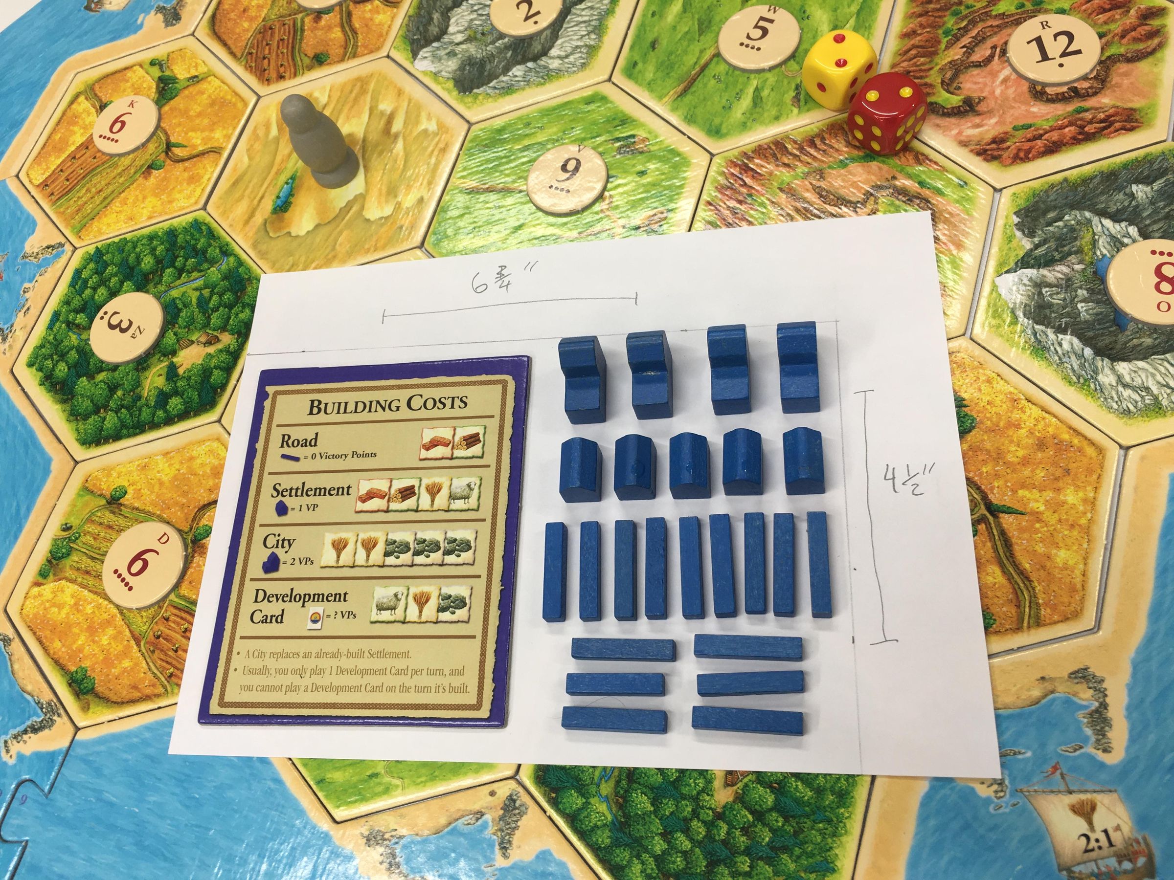 Settlers of Catan Table Top Game Piece Tray : 8 Steps (with Pictures ...