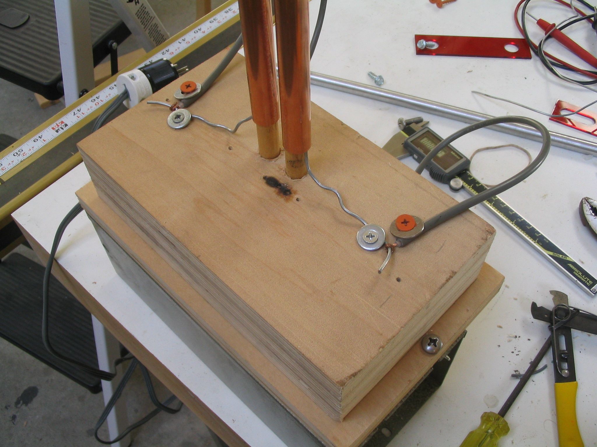 How to Build a Five-foot-tall Jacob's Ladder : 6 Steps (with Pictures ...