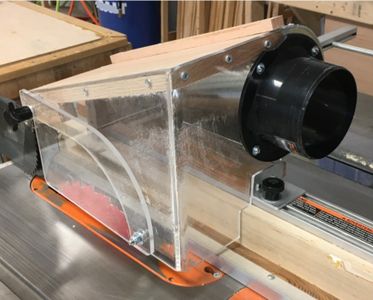 High Efficiency Table Saw Dust Hood : 18 Steps (with Pictures ...
