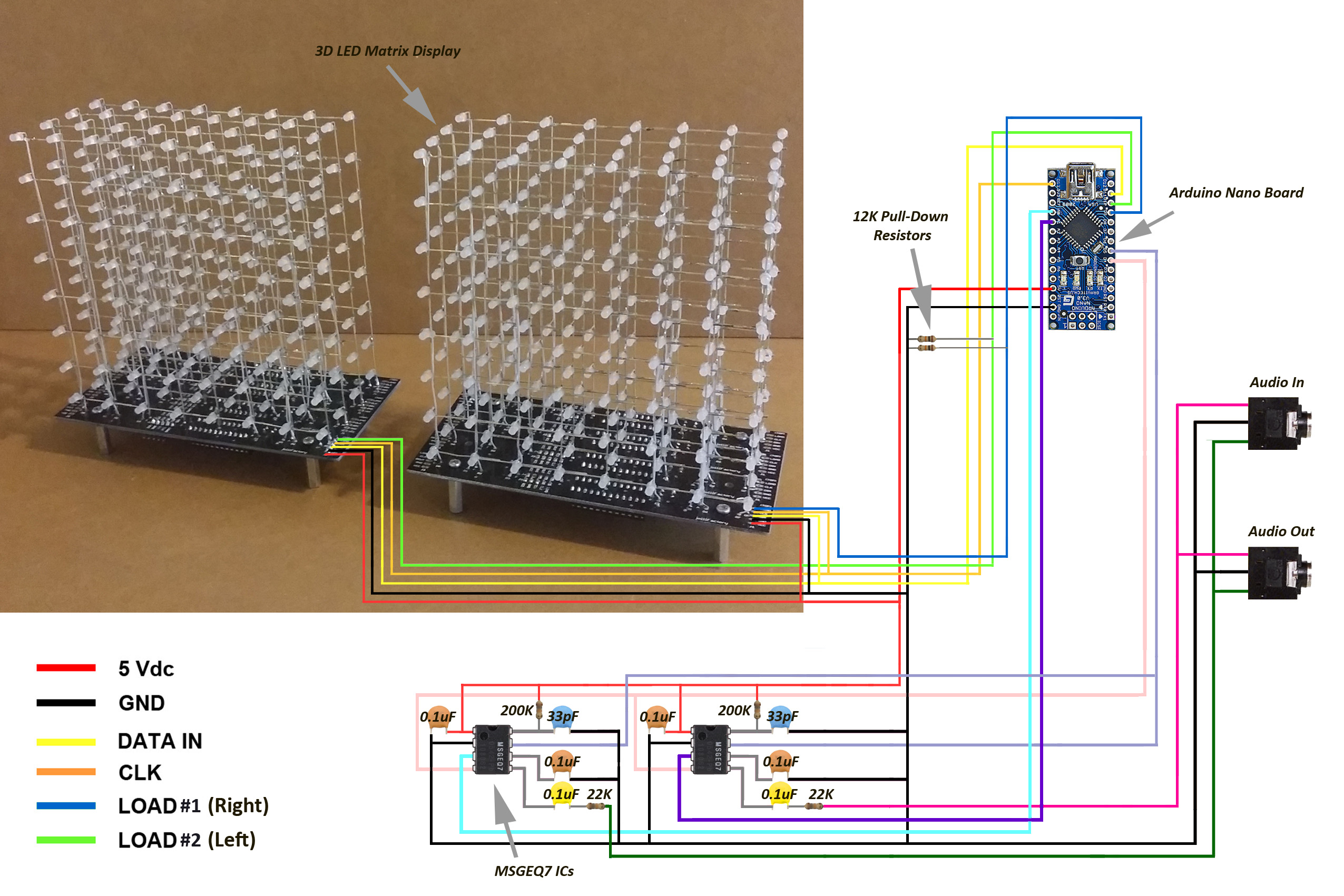 3D Stereo Audio Spectrum Visualizer : 5 Steps (with Pictures ...