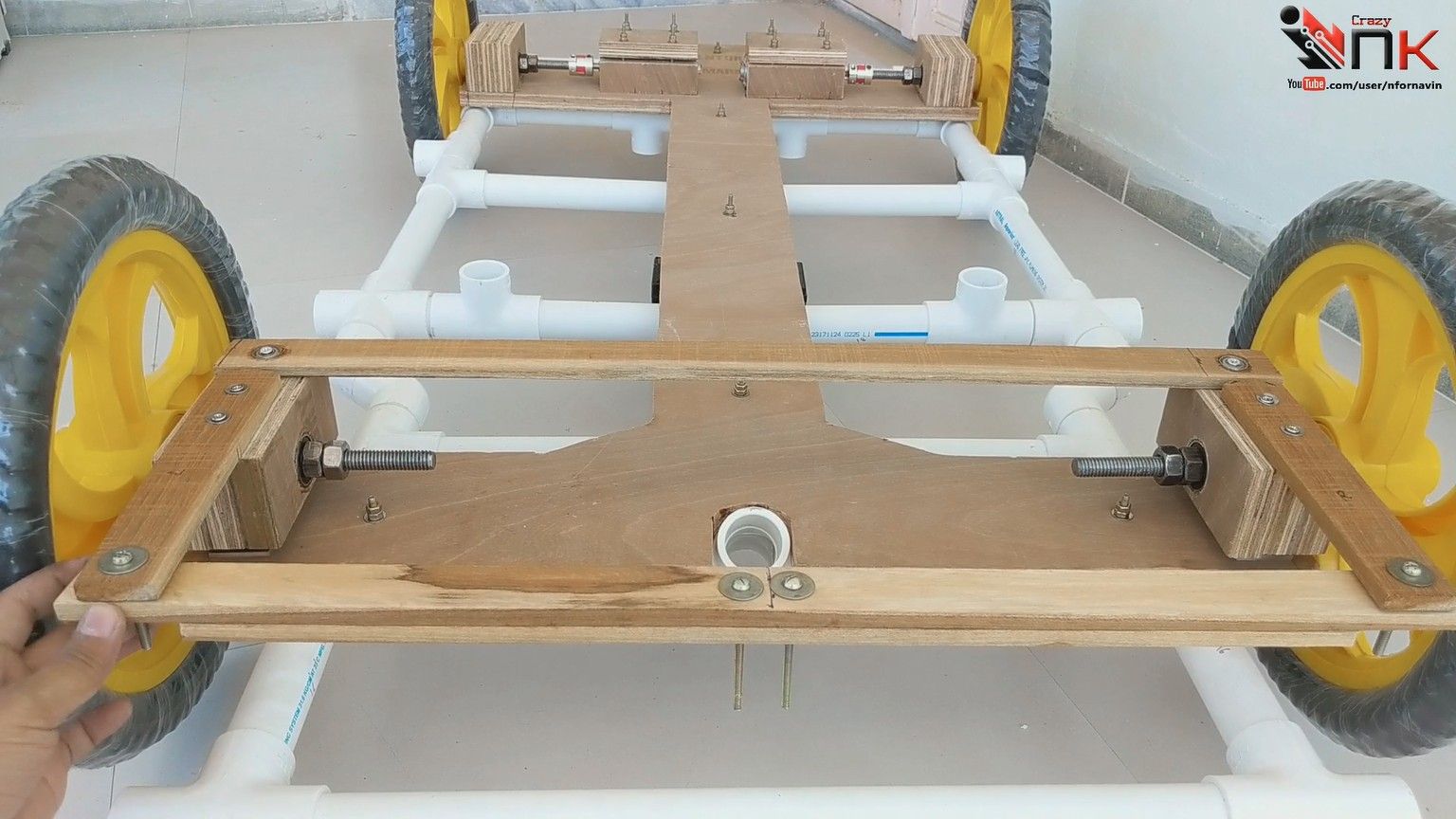 How to Make a Go Kart / Electric Car Using PVC Pipe at Home : 7 Steps ...