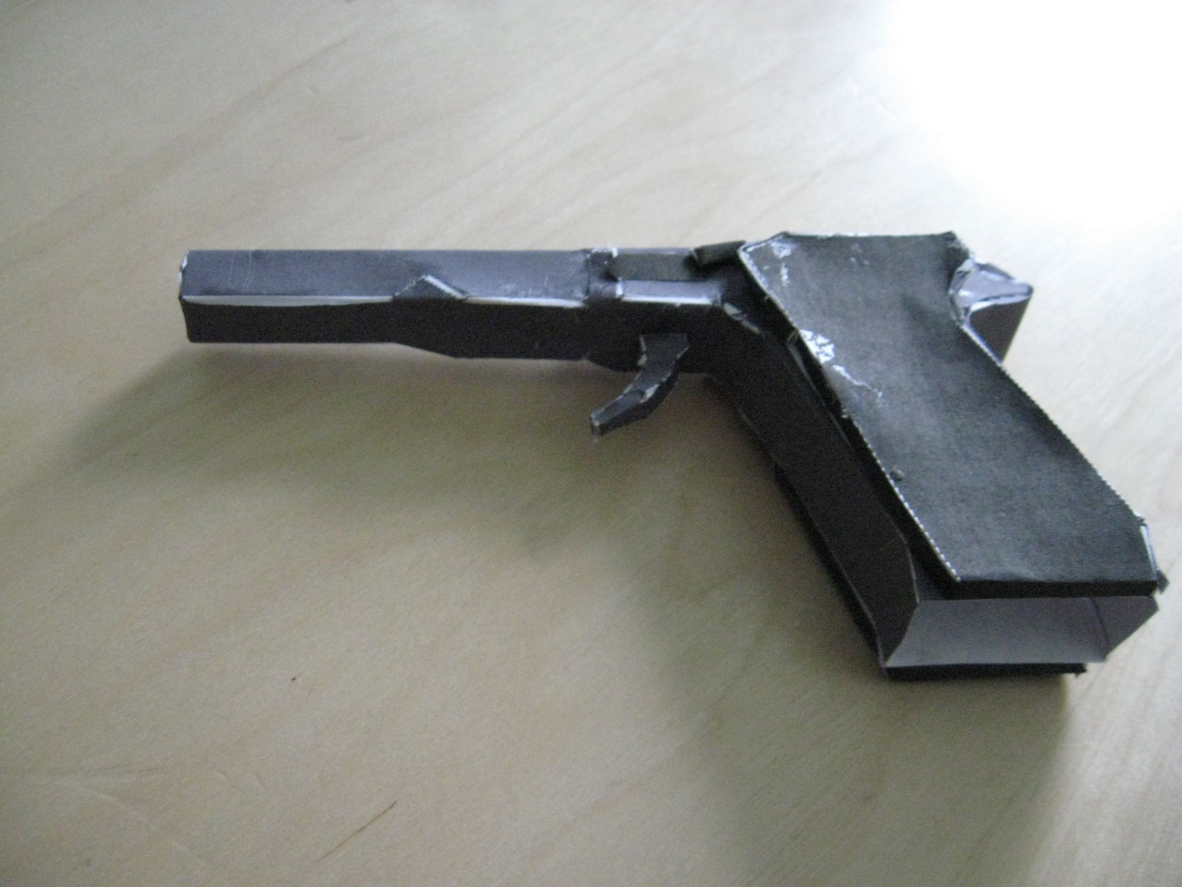 How to Make a Paper Model Gun! : 10 Steps - Instructables