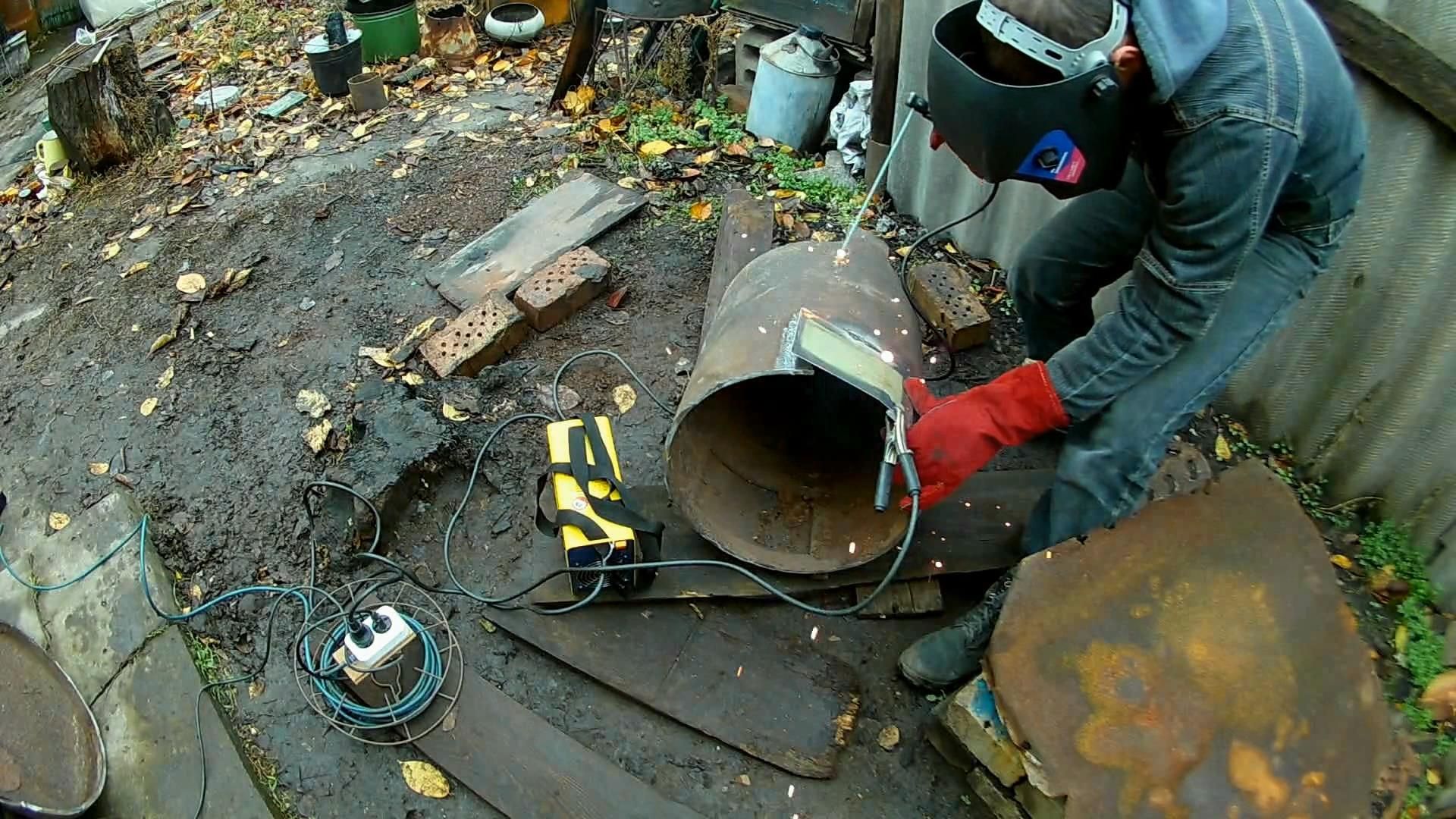 Smelting Furnace. Project "Big Smelter". Making Outer Skin - Part 1 of ...