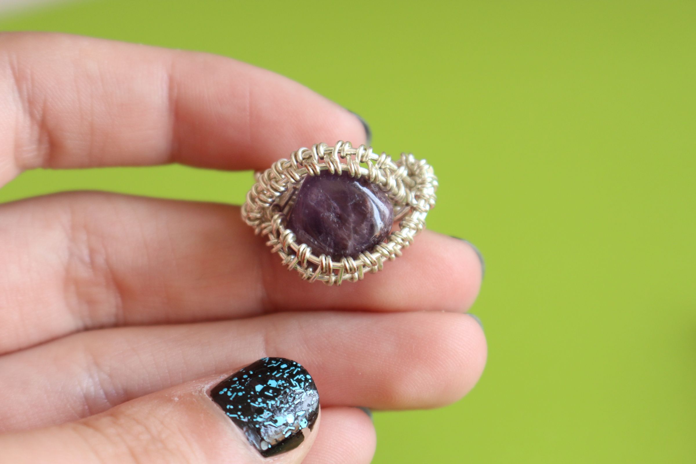 Wire Wrapped Stone Ring : 22 Steps (with Pictures) - Instructables