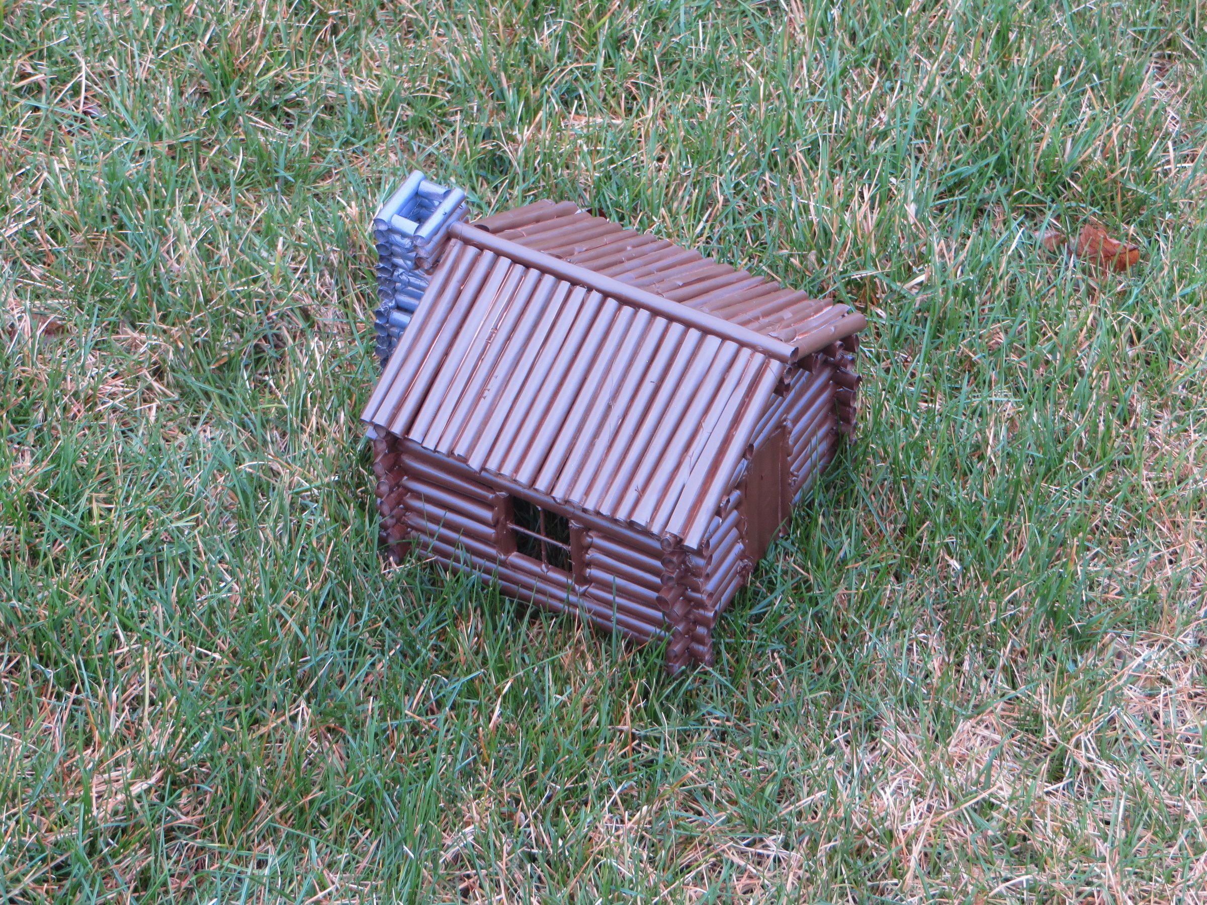 Log Cabin Made With Paper : 12 Steps (with Pictures) - Instructables