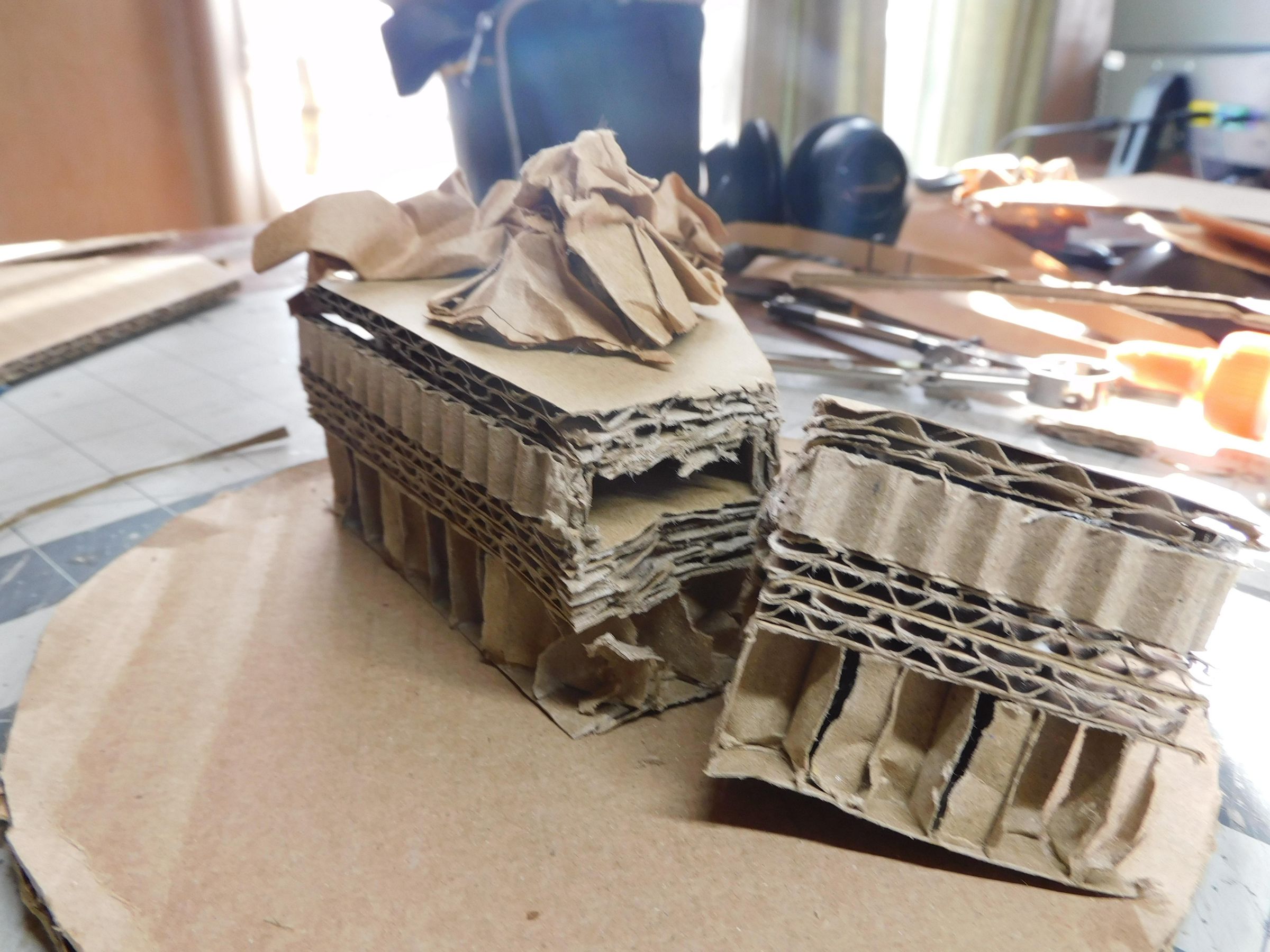Easy Layered Pie Slice Sculptue/model, From Cardboard, and Brown Paper ...