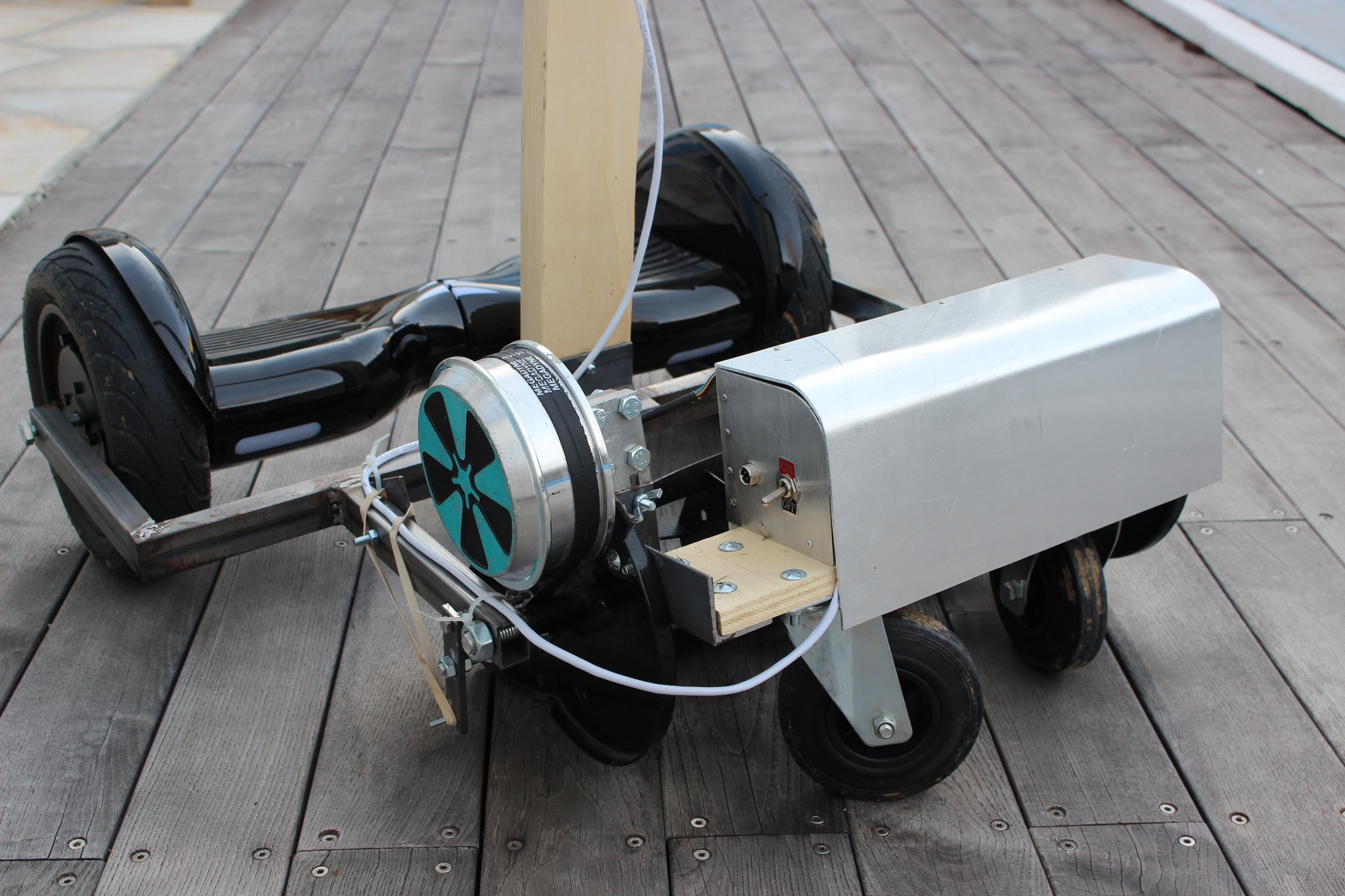 Hoverboard Lawn Mower (Hovermower?) : 8 Steps (with Pictures ...