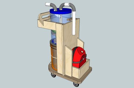 Mini Cyclone Bucket Dust Collector : 7 Steps - Instructables