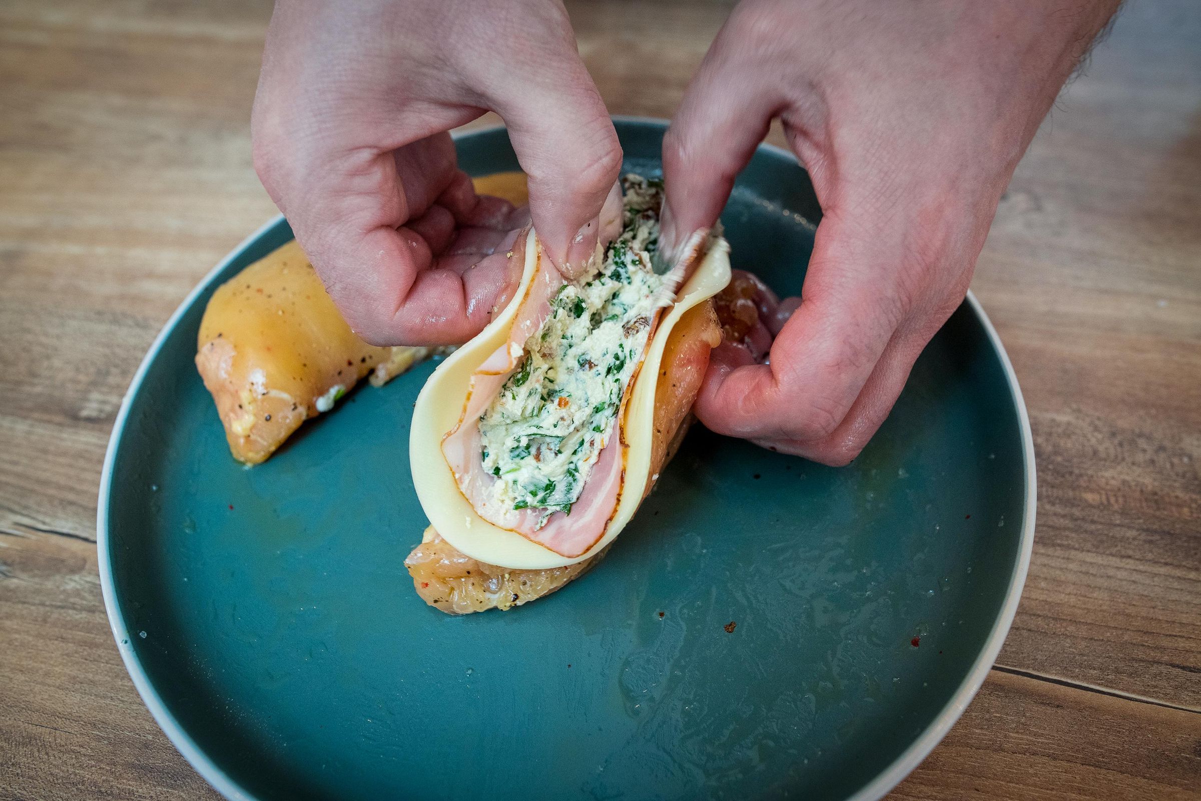 Easy Stuffed Chicken Breasts With Potatoes and Mushroom Gravy : 10 ...