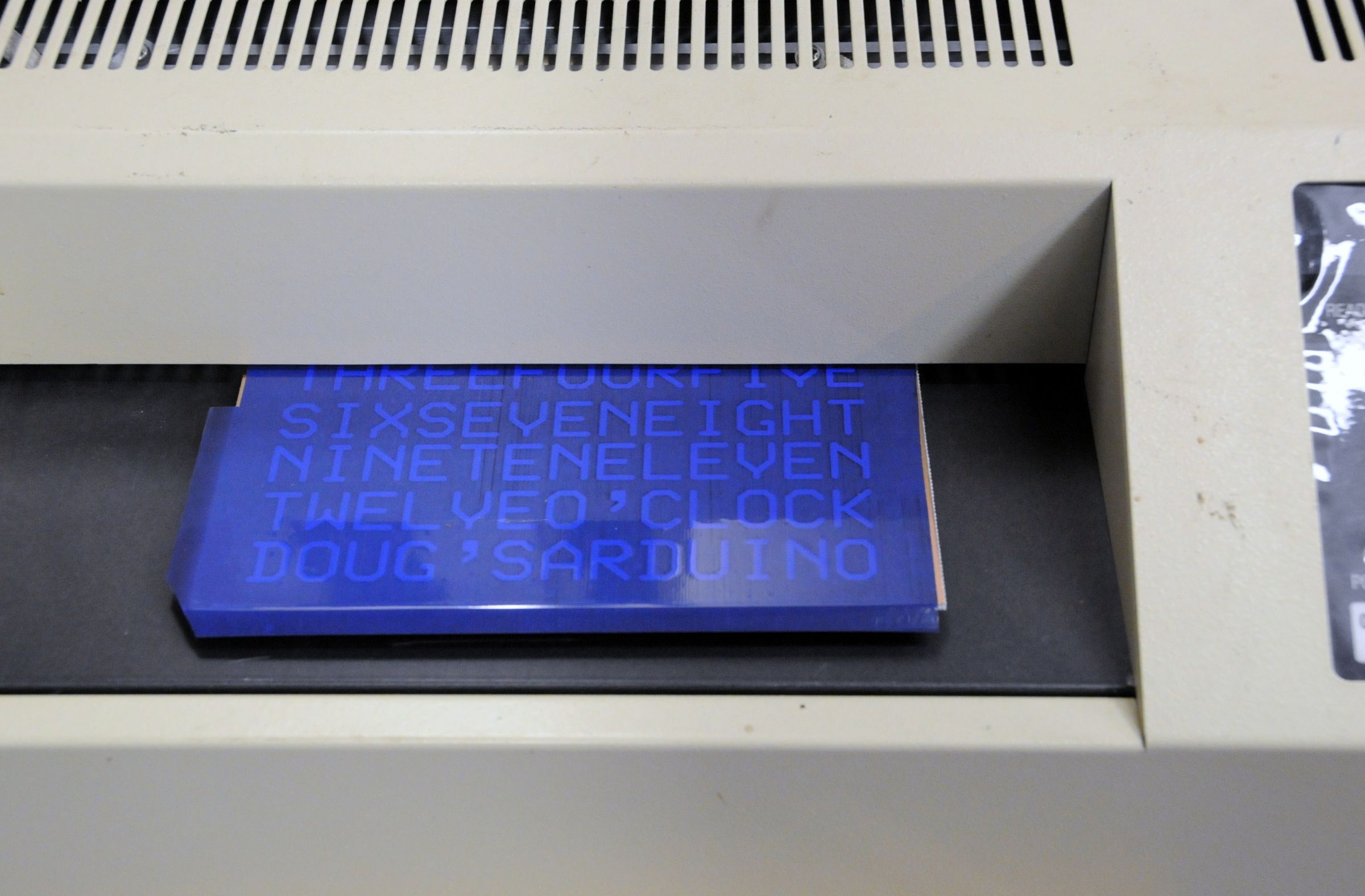 The Word Clock - Arduino Version : 11 Steps (with Pictures) - Instructables