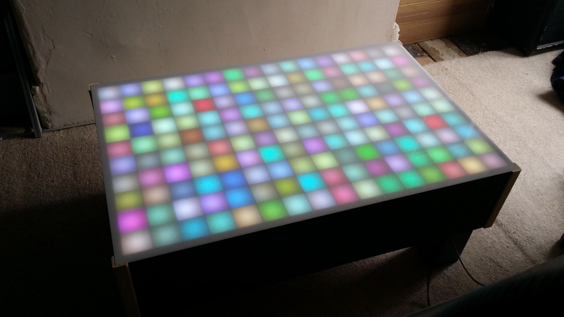 RGB LED Pixel Touch Reactive Gaming Table : 19 Steps (with Pictures ...