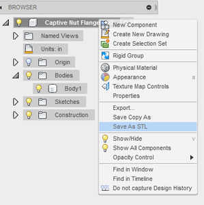 Make a Seamless Captive Nut in a 3D Printed Part : 8 Steps (with Pictures) - Instructables