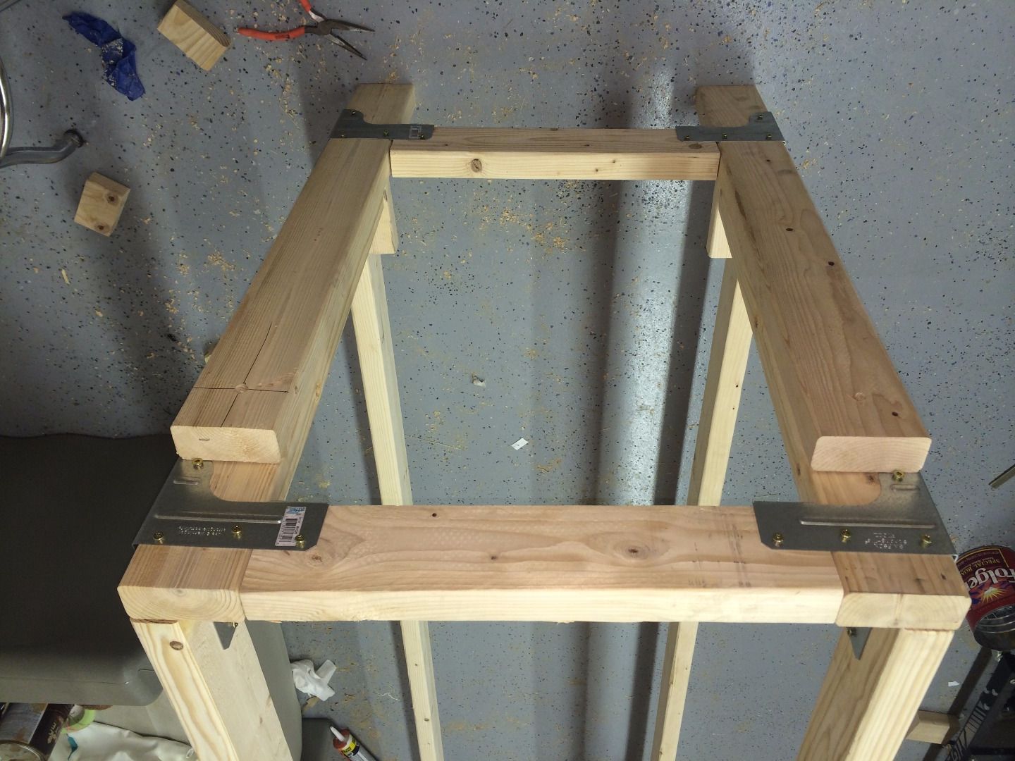 Build an Adjustable Stand Up Workbench : 7 Steps (with Pictures ...
