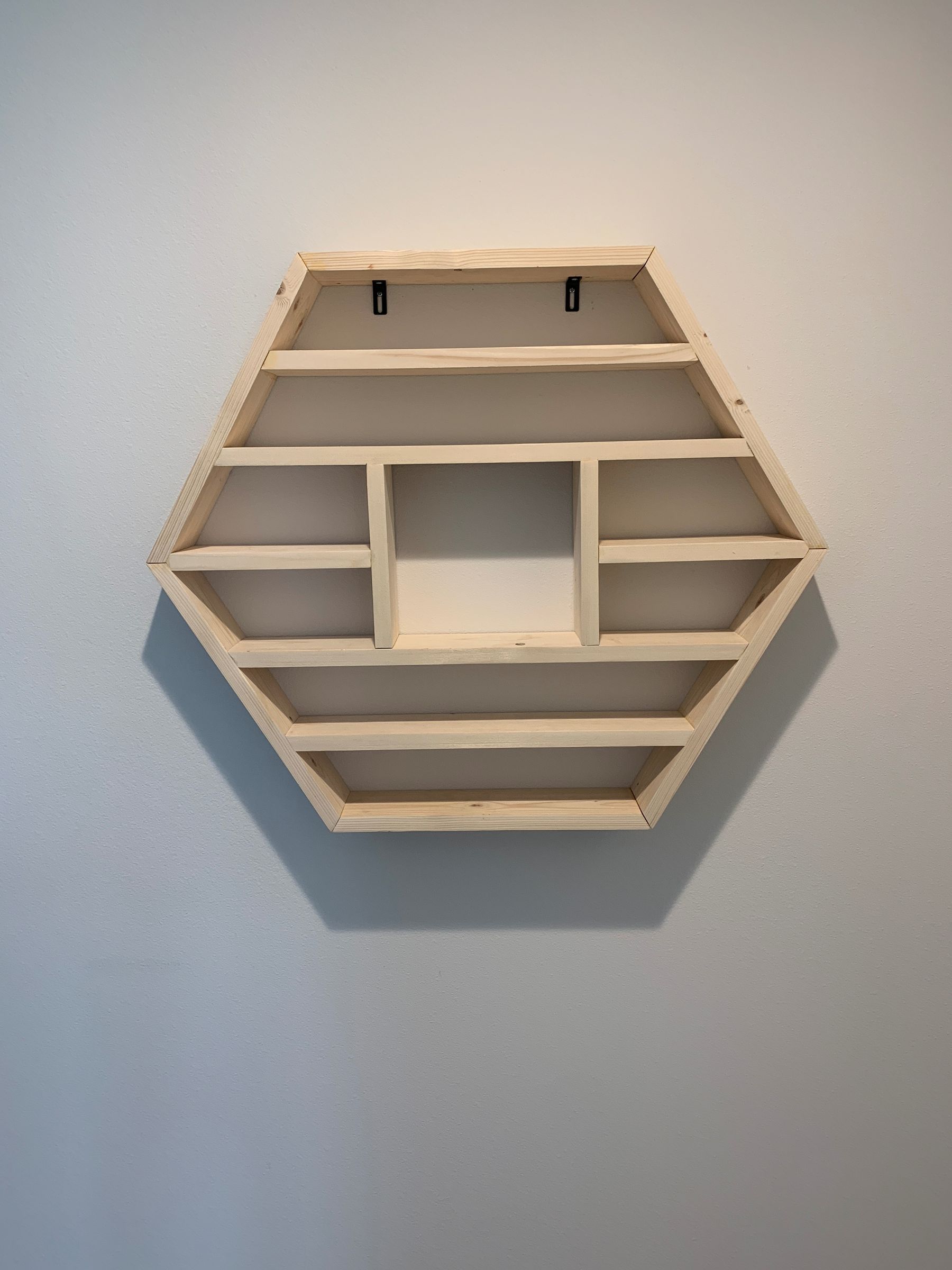 Hexagon Shelf With Inner Sections : 10 Steps (with Pictures ...