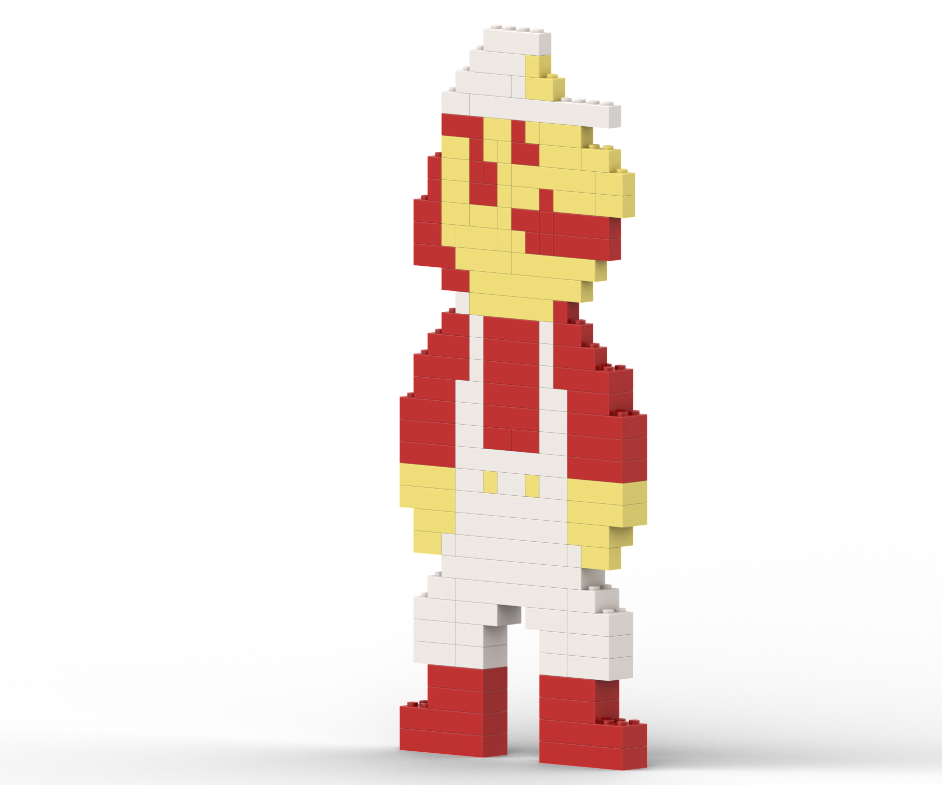 How to Make a Retro Lego SMB Fire Mario Using LEGOs - Build ...