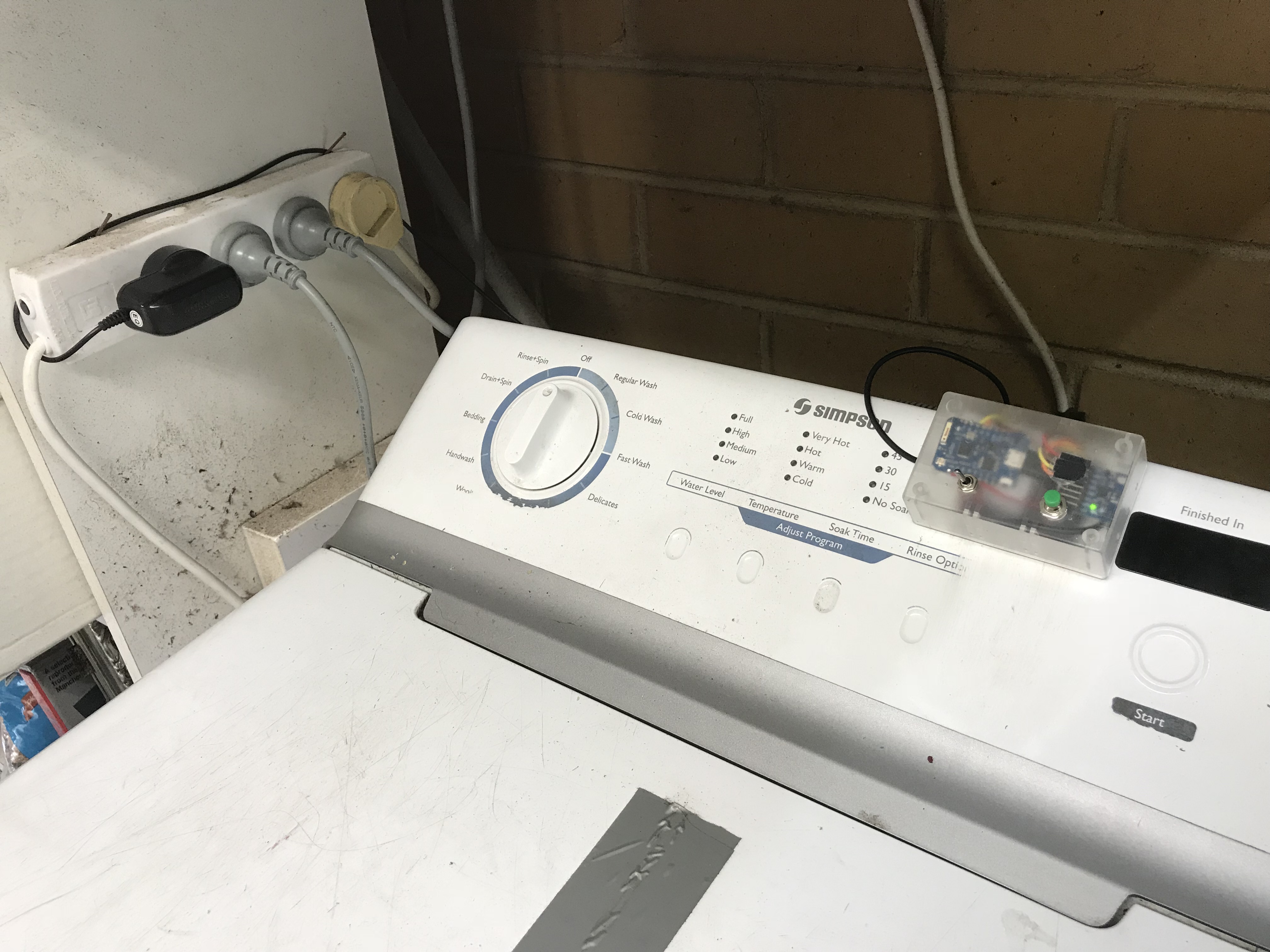 Arduino Washer Dryer Alert - Push Notification to Phone With Blynk : 5 Steps (with Pictures ...