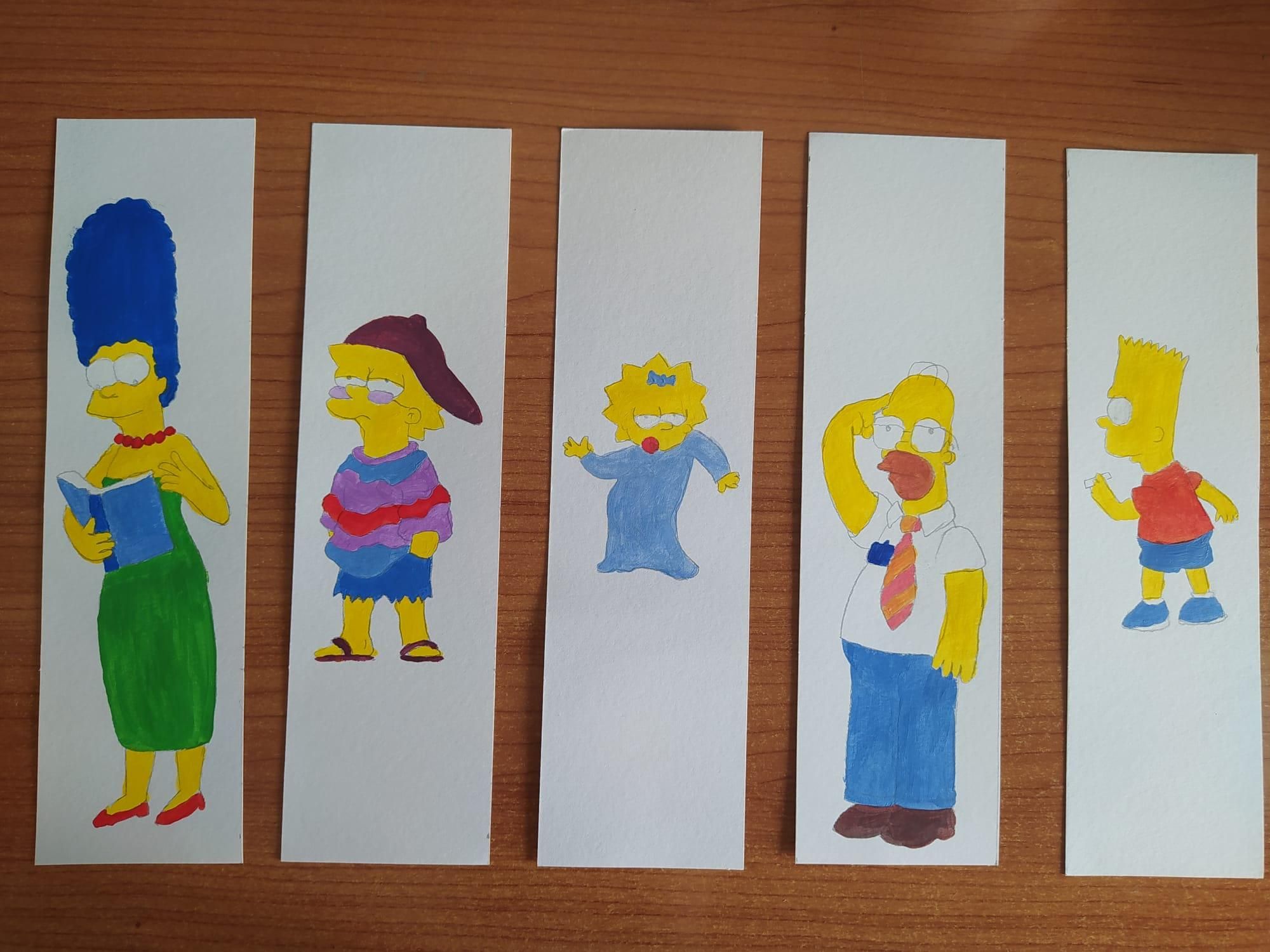 Simpsons Bookmarks + Simple Way to Plasticize : 7 Steps (with Pictures ...