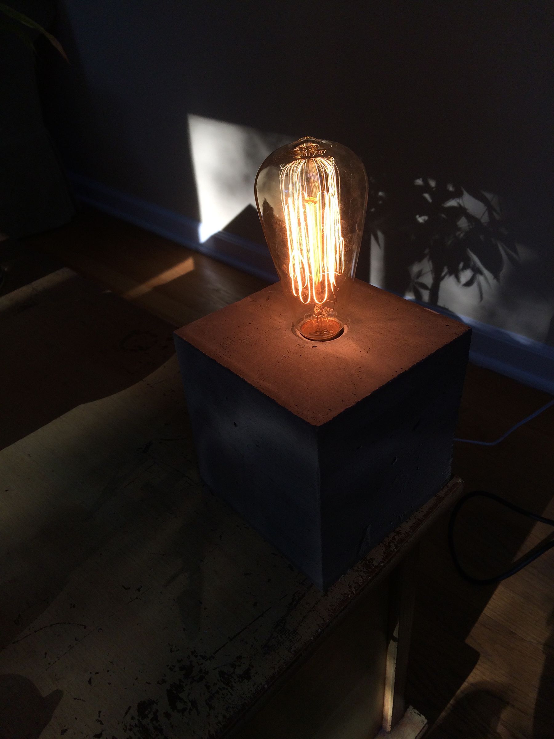 DIY - Concrete Lamp : 9 Steps (with Pictures) - Instructables
