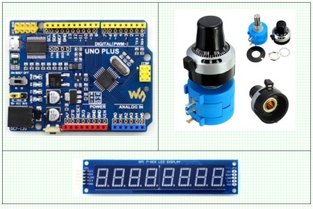 Arduino, Ten Turn Precision Potentiometer and MAX7219 Interface : 3 Steps - Instructables