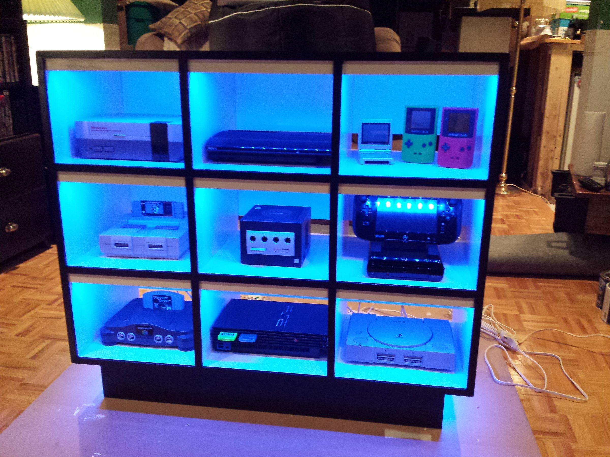 Console Gaming Shelf : 10 Steps (with Pictures) - Instructables