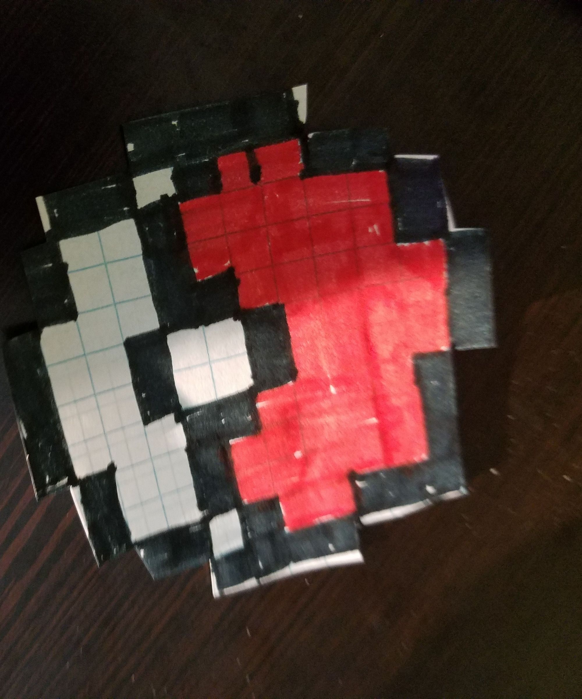 diy pixel art magnets made with paper-super easy DIY Project to ...