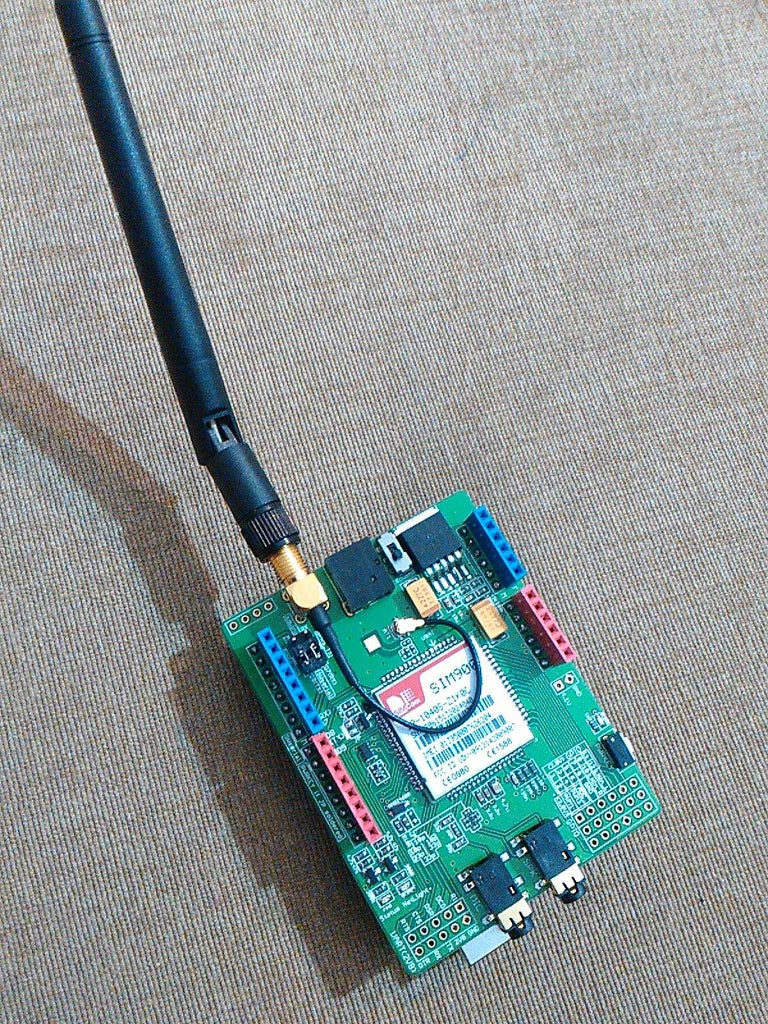 How To Use Arduino Gsm Shield Sim900 6 Steps Instructables