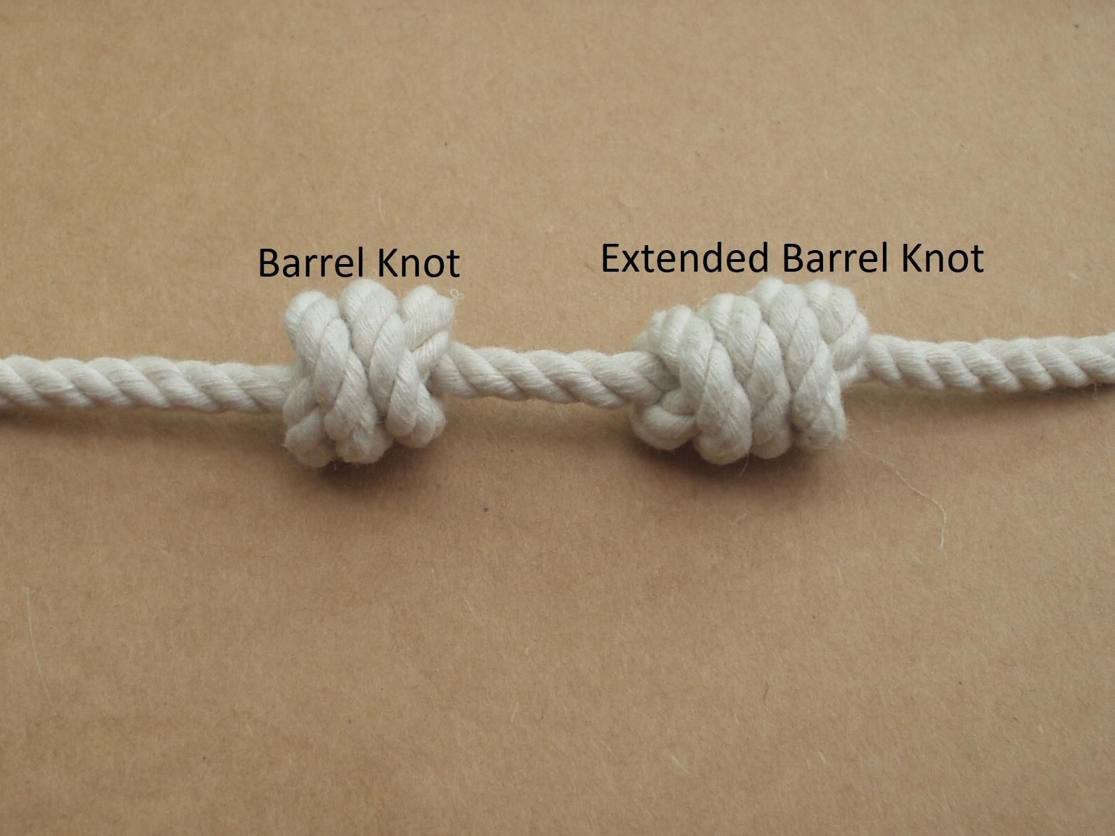 Barrel Knot : 9 Steps - Instructables