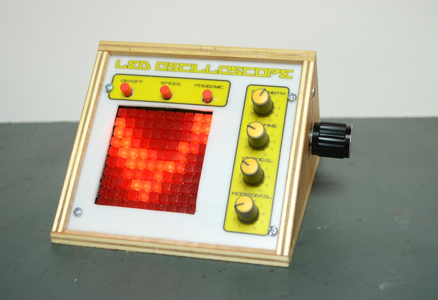 100 LED Oscilloscope : 12 Steps (with Pictures) - Instructables