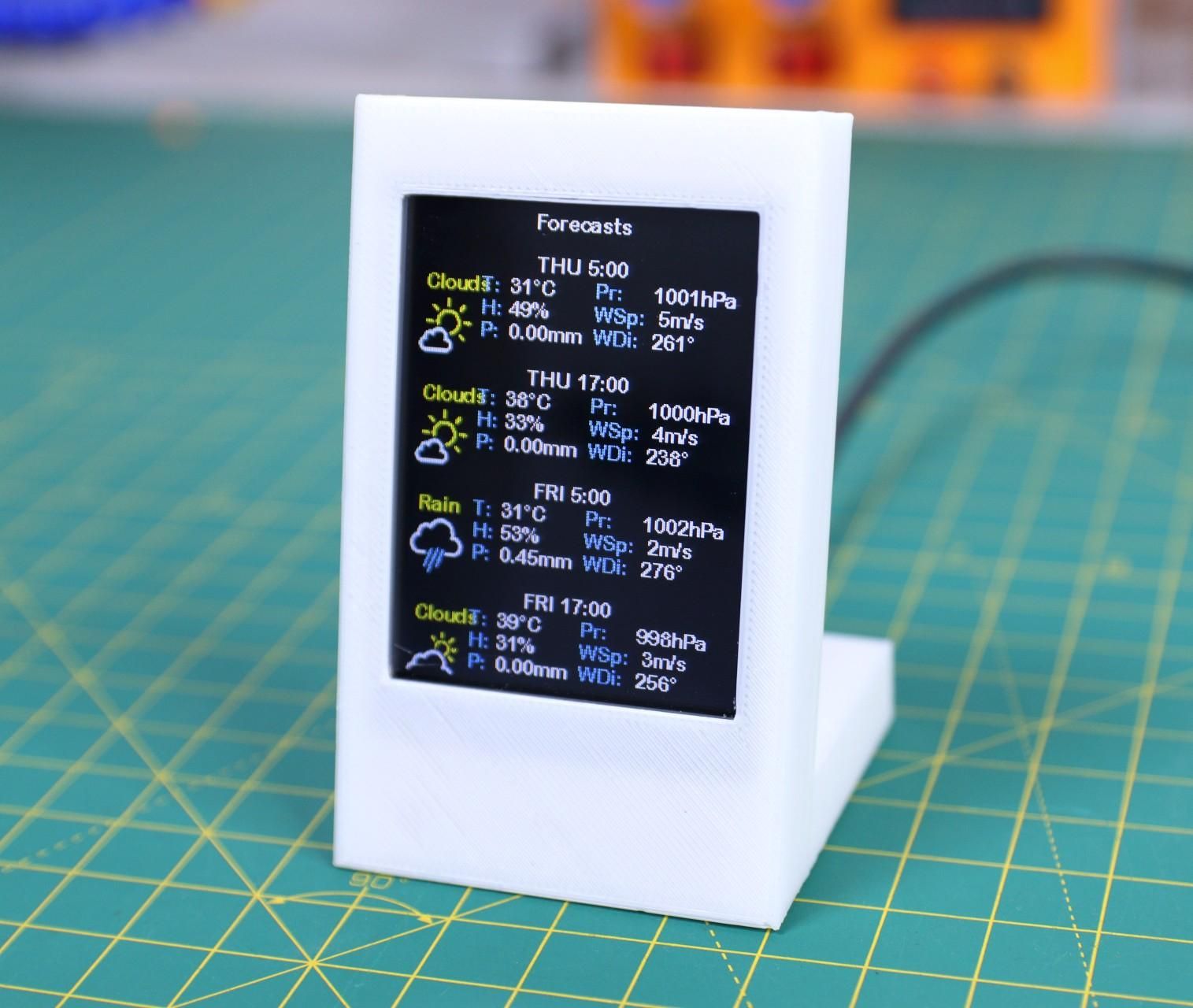 ESP8266 Weather Widget V2.0 : 13 Steps (with Pictures) - Instructables