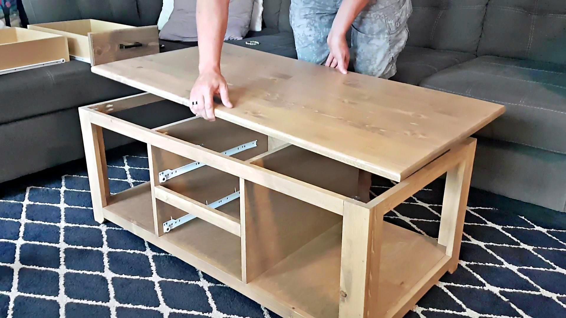 DIY Coffee Table With Storage : 9 Steps (with Pictures) - Instructables