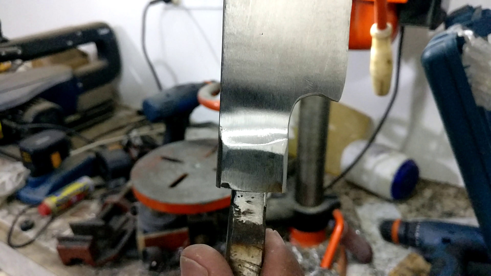 Chefs Knife From Welding Electrodes : 12 Steps (with Pictures ...