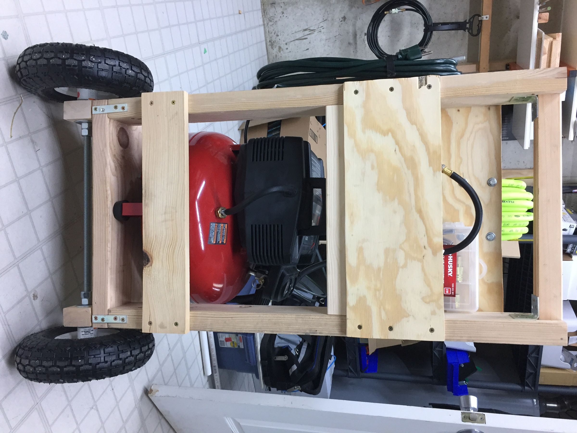 Air Compressor Cart : 4 Steps (with Pictures) - Instructables