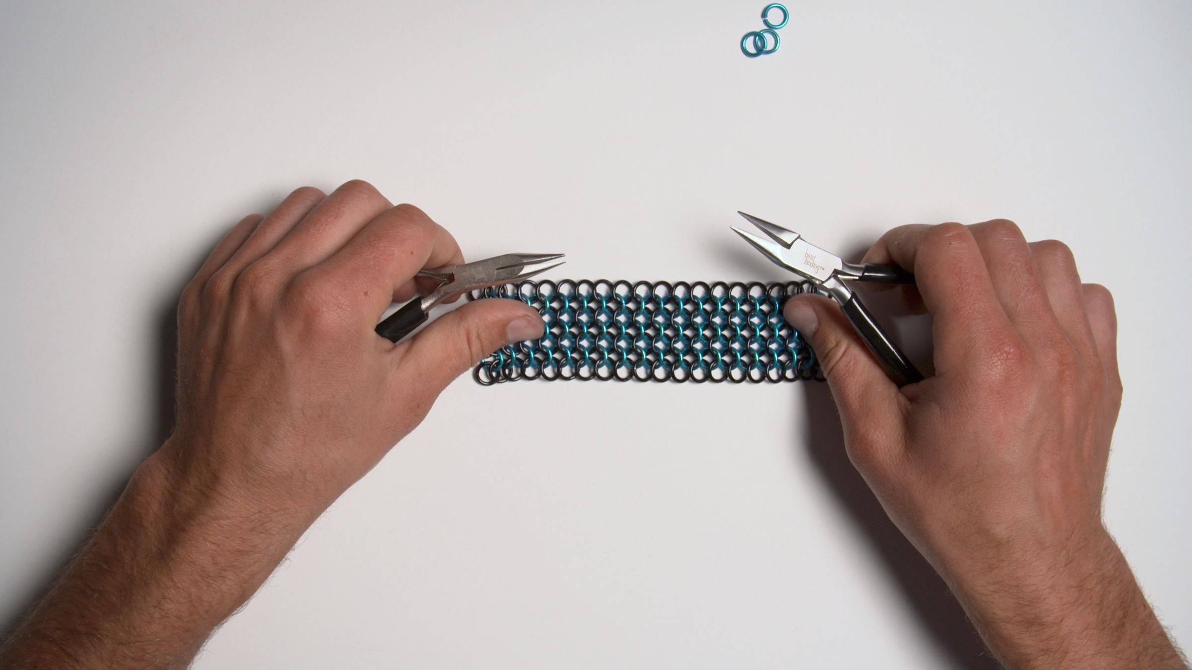 Make a Simple Chainmail Cuff Bracelet : 7 Steps (with Pictures ...