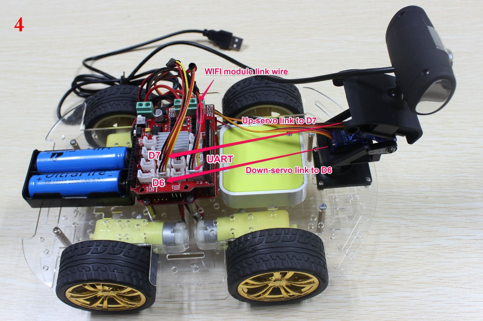 Smart WIFI Video Car( Arduino Control ) : 10 Steps (with Pictures ...