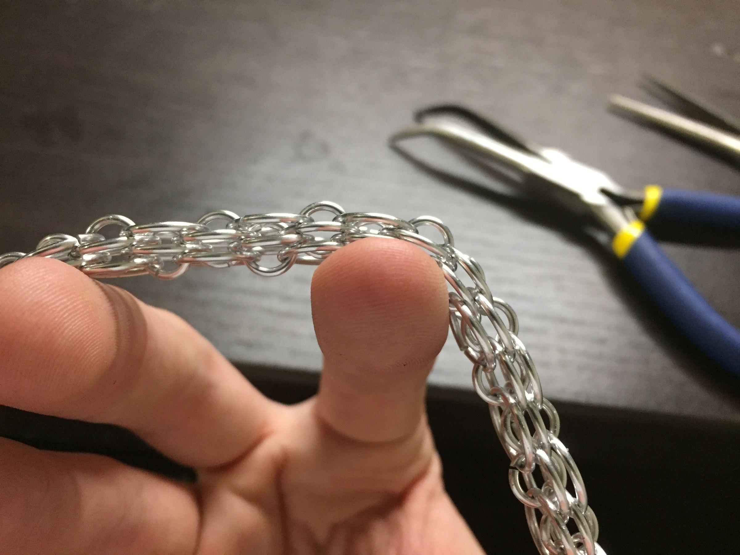 Dragon Scale Chain Mail Bracelet : 7 Steps (with Pictures) - Instructables