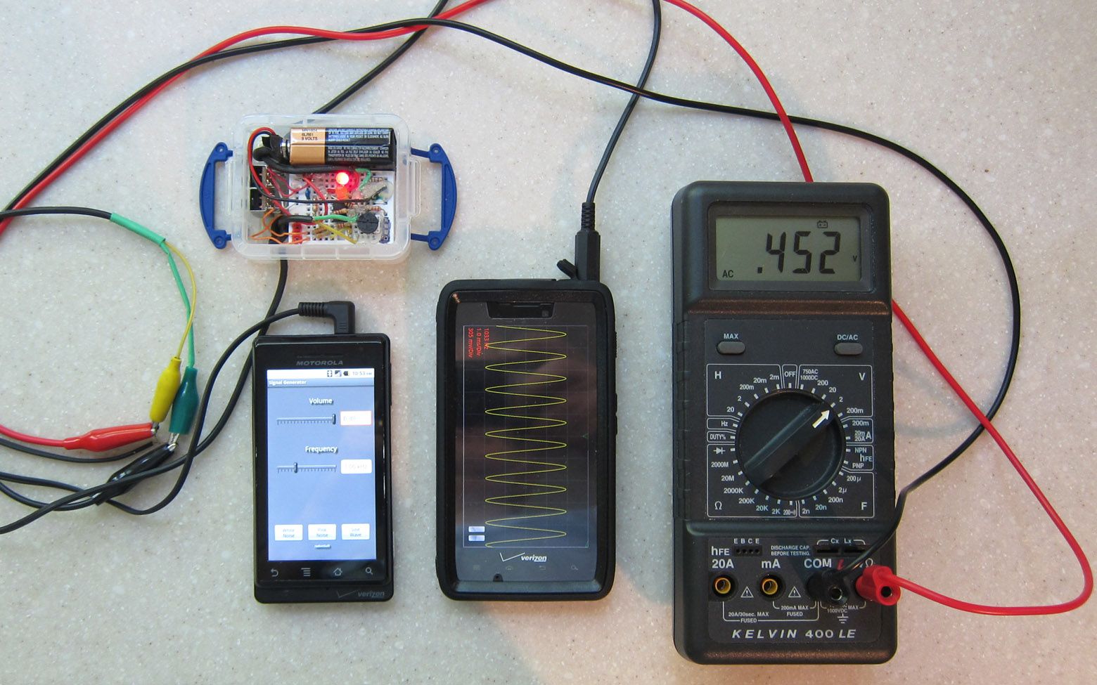 A Preamplifier for Smartphone Oscilloscopes : 6 Steps (with Pictures ...