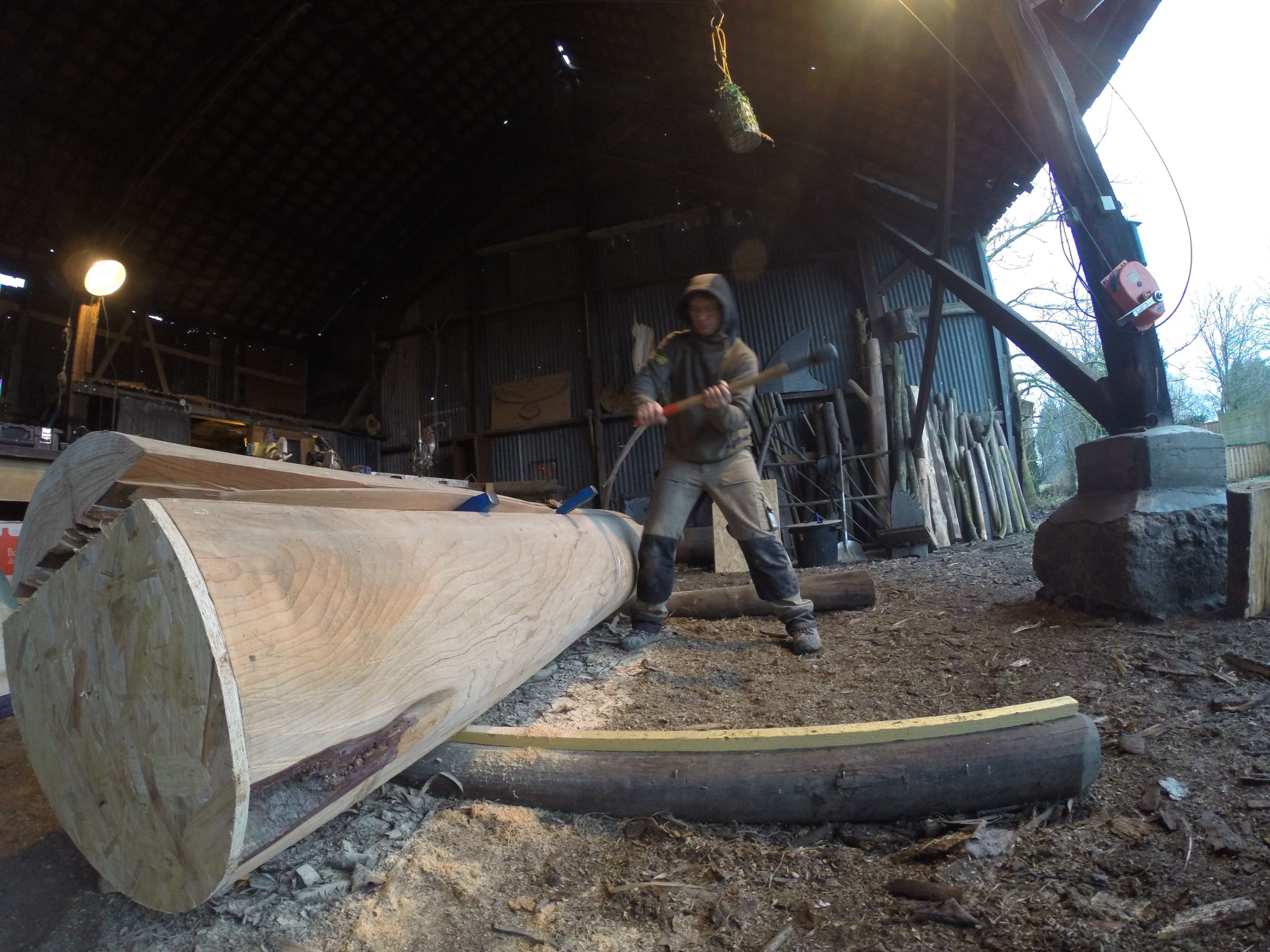Building a Wrong Cedar Dugout Outrigger Concept Canoe : 50 Steps (with ...