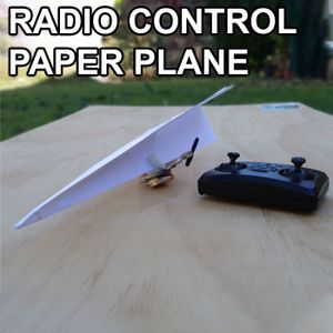 Easy Radio Control Paper Plane : 8 Steps (with Pictures) - Instructables