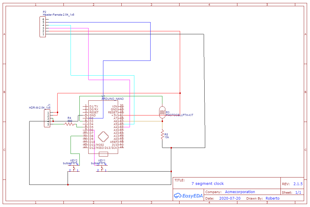 7 Segment Clock Version 2 : 4 Steps - Instructables