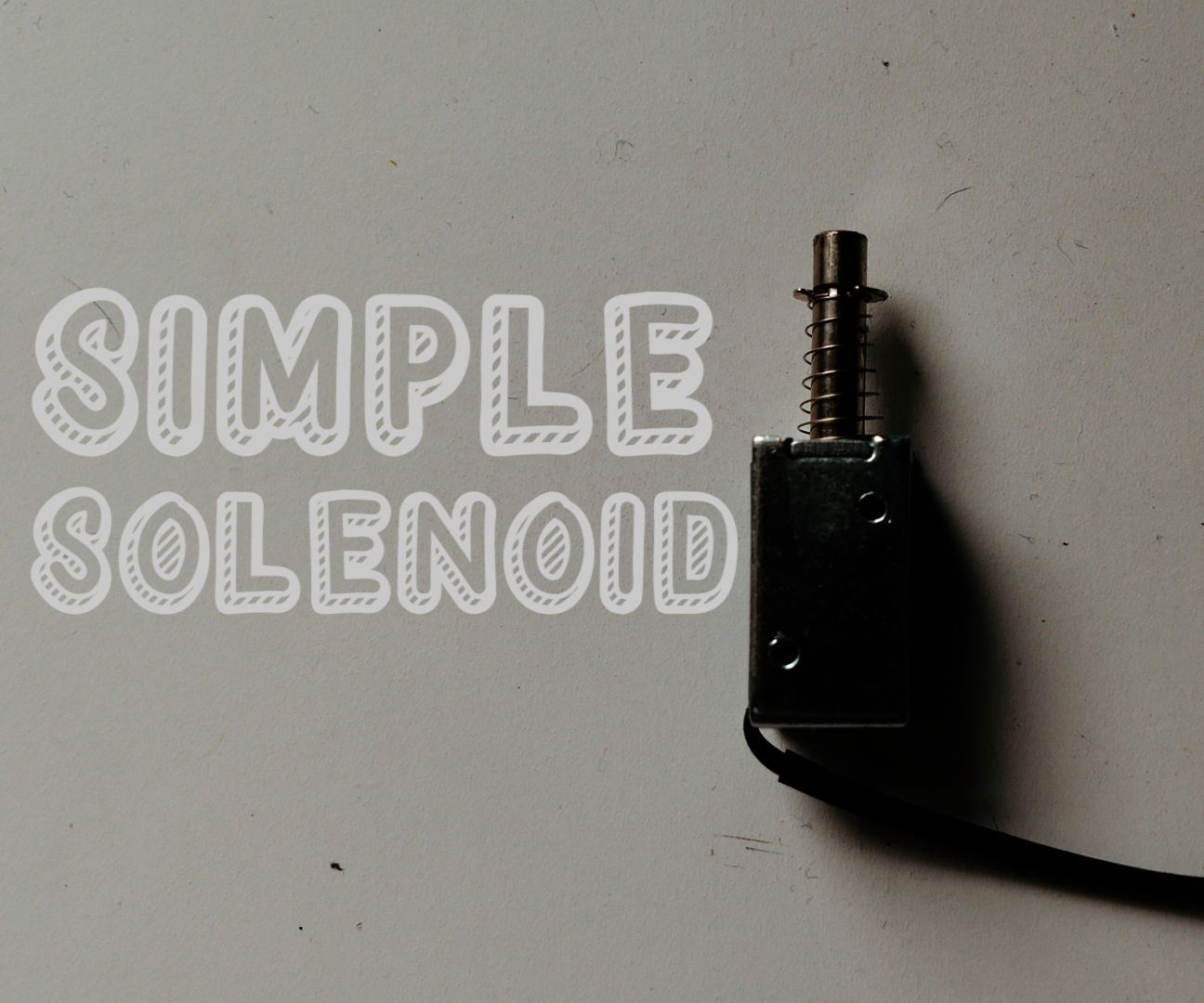 Control a Solenoid With a D1 Mini Micro-controller and Push Button : 4 ...