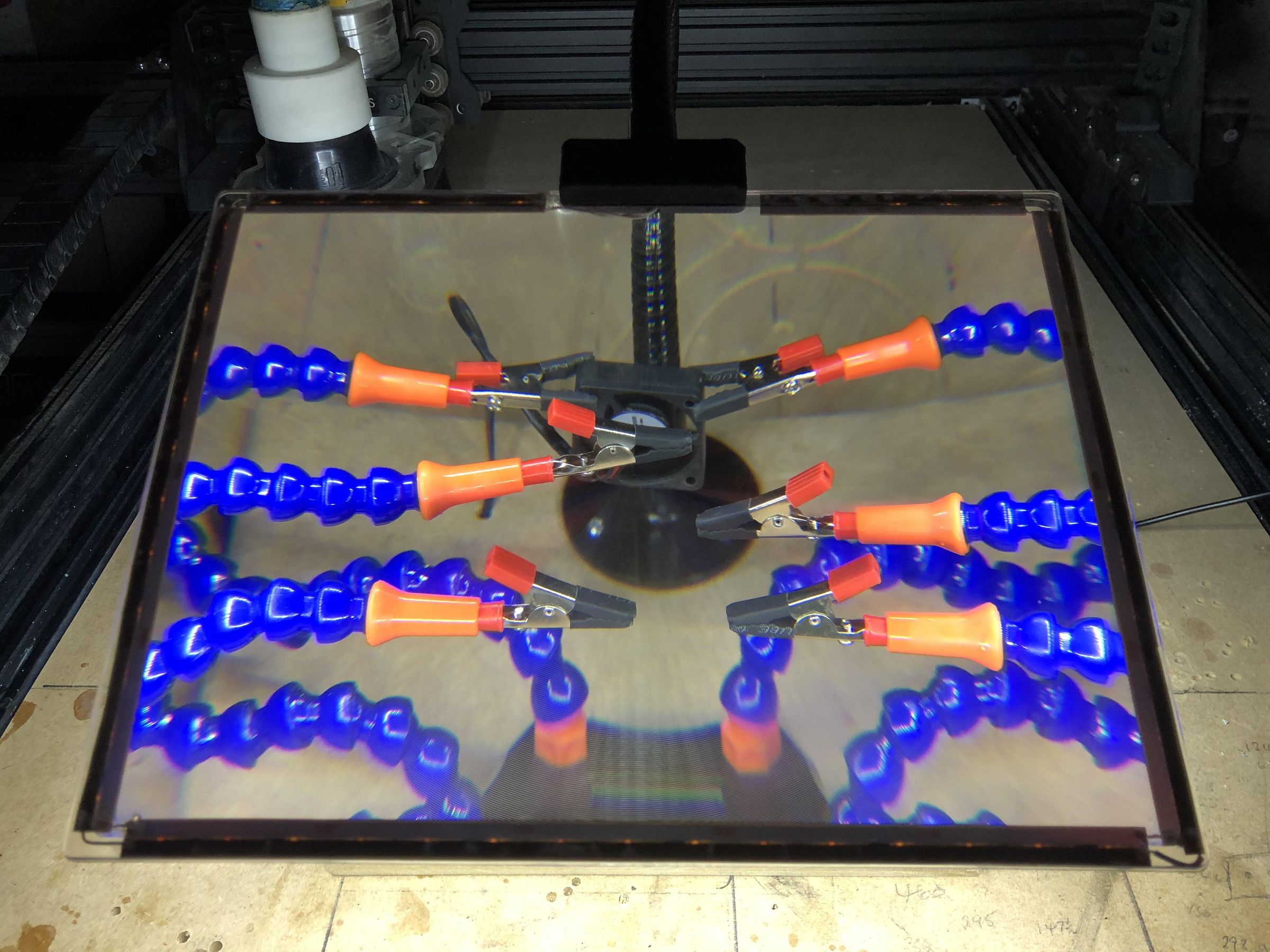 Ultimate Soldering Helping Hands LED Light With A4 Sheet Magnifier ...